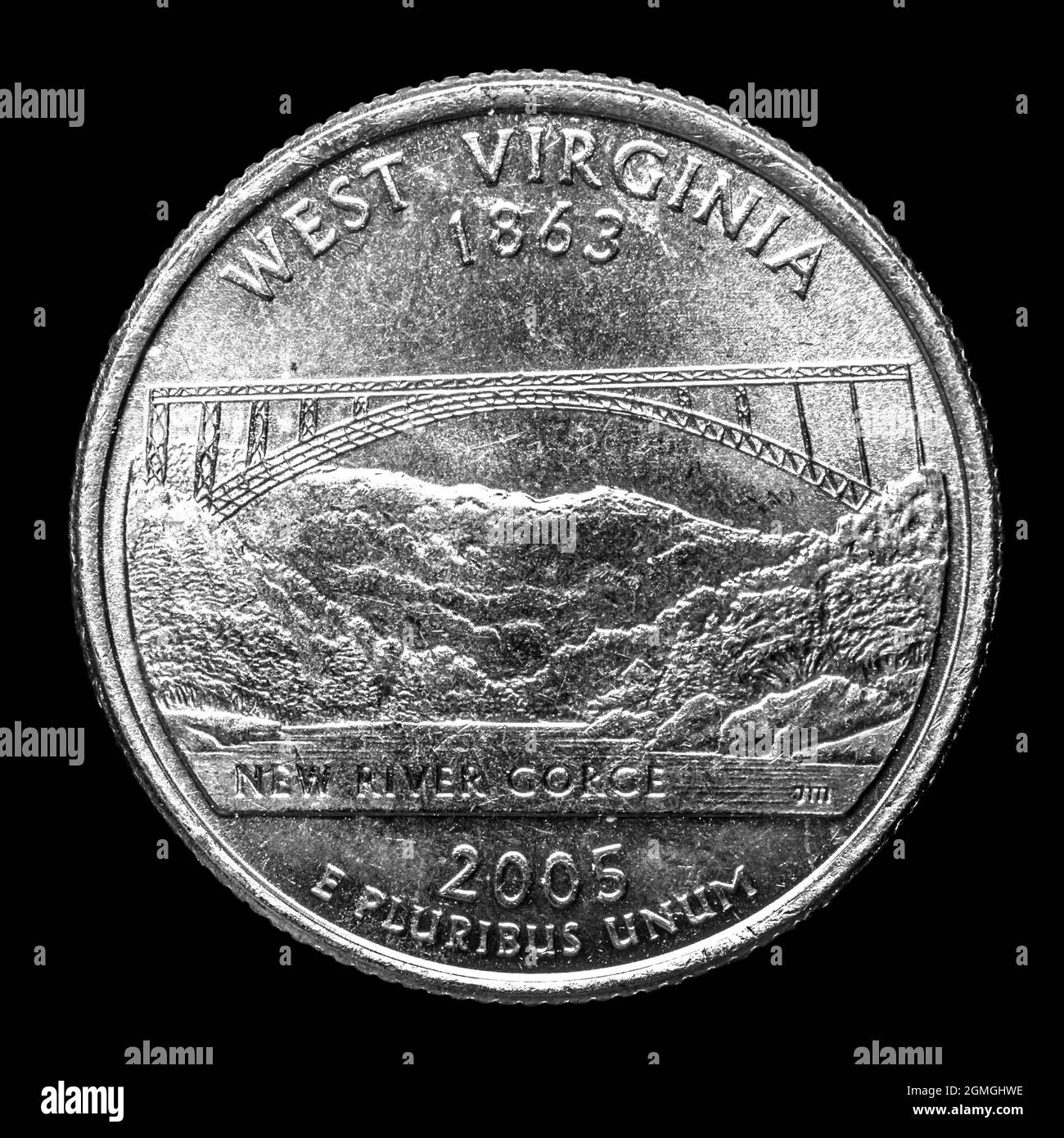 Virginia state quarter coin hi-res stock photography and images - Alamy