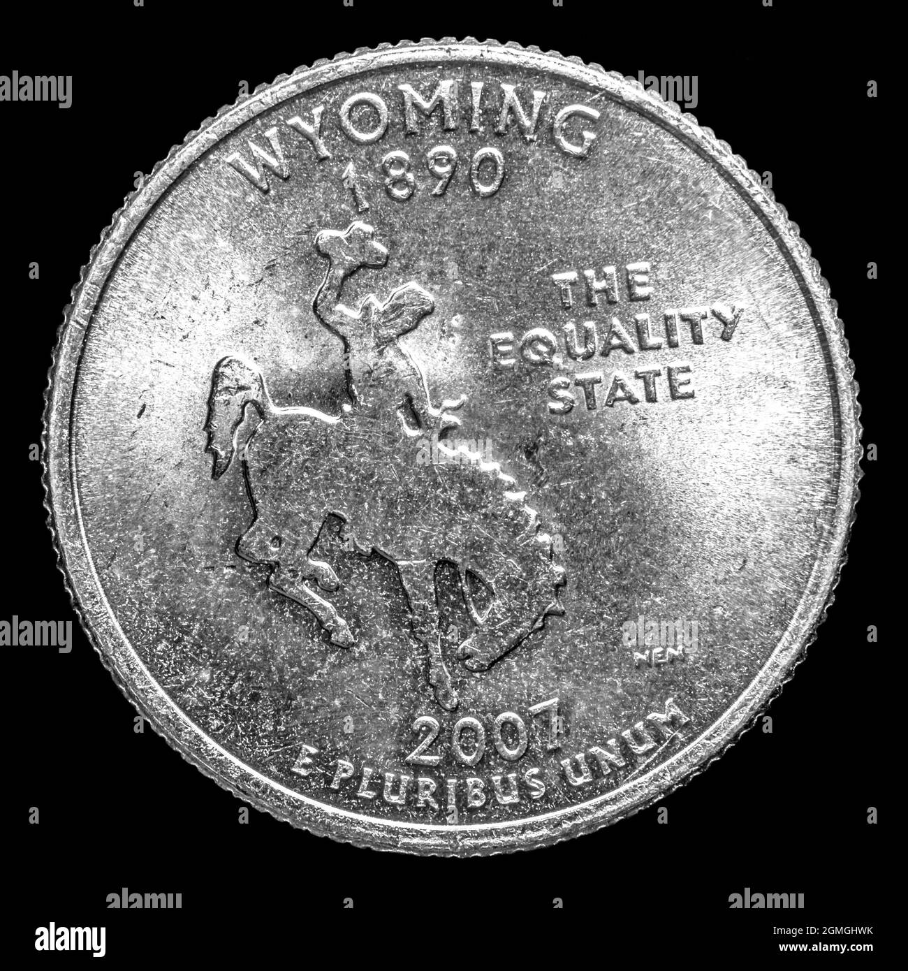 Wyoming state quarter hi-res stock photography and images - Alamy