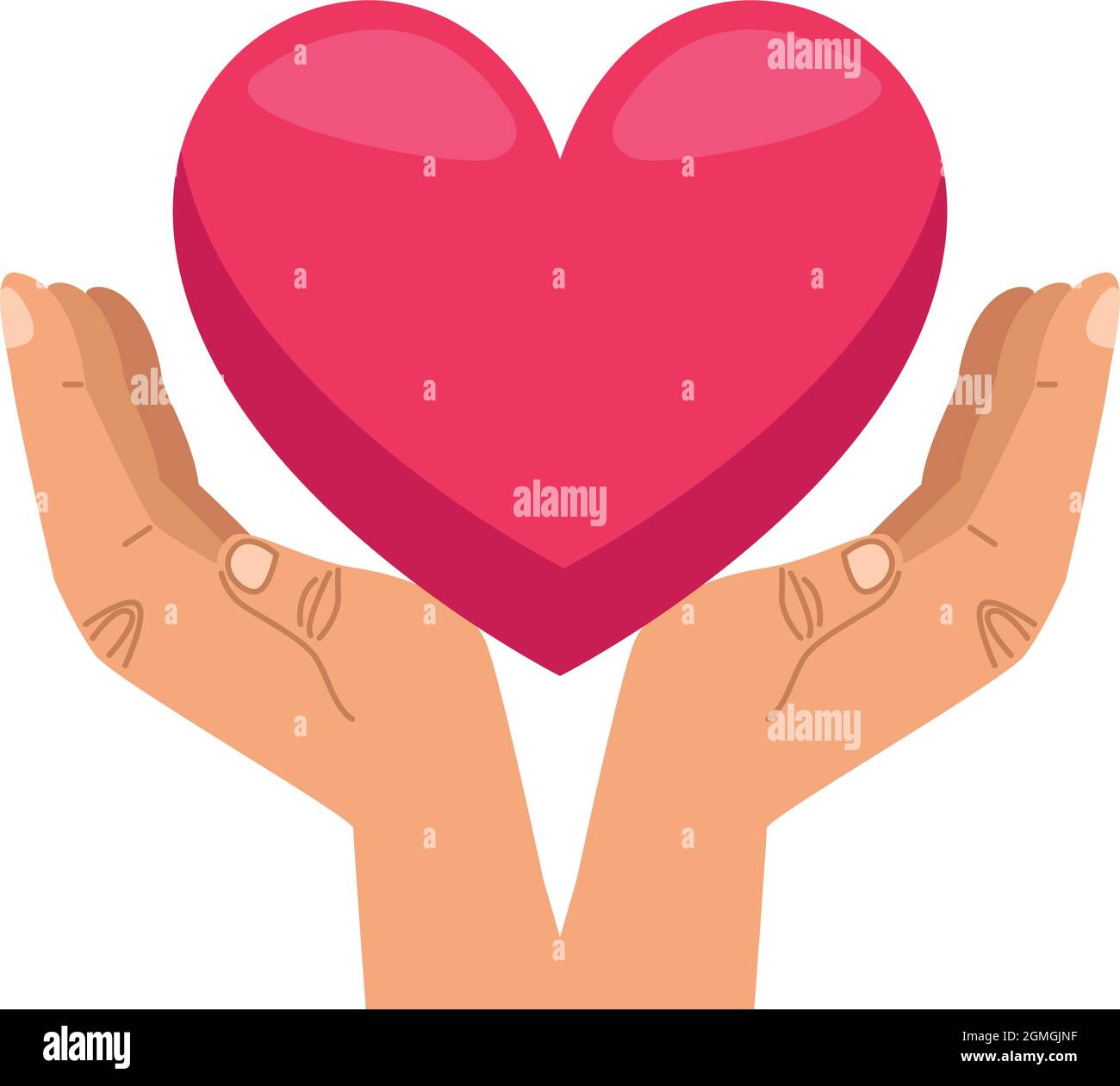 Protecting gesture Stock Vector Images - Alamy