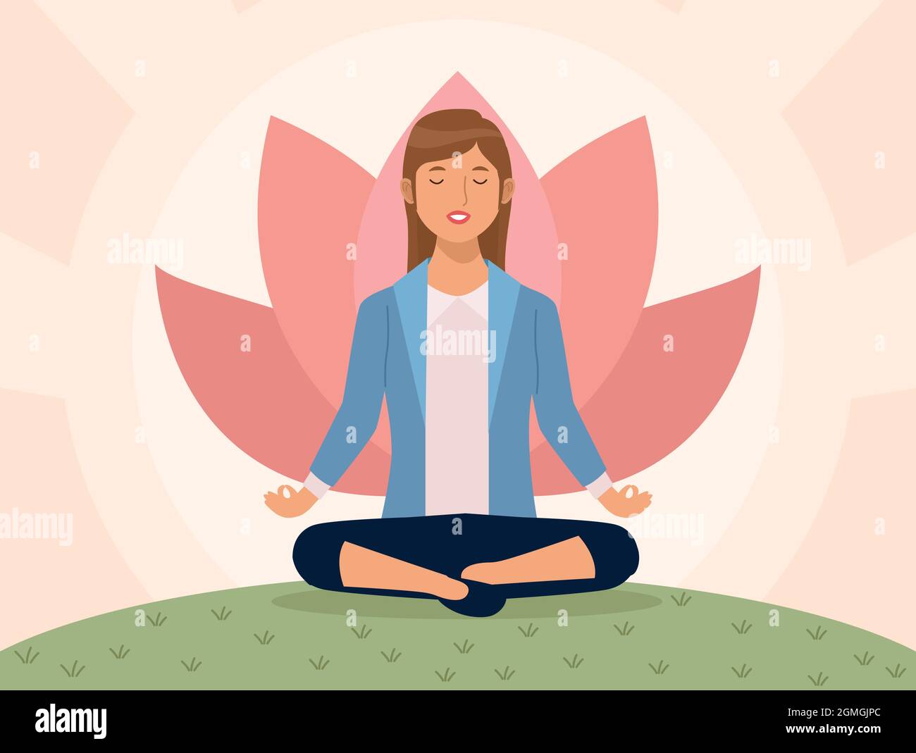 Businesswoman wellness Stock Vector Images - Alamy