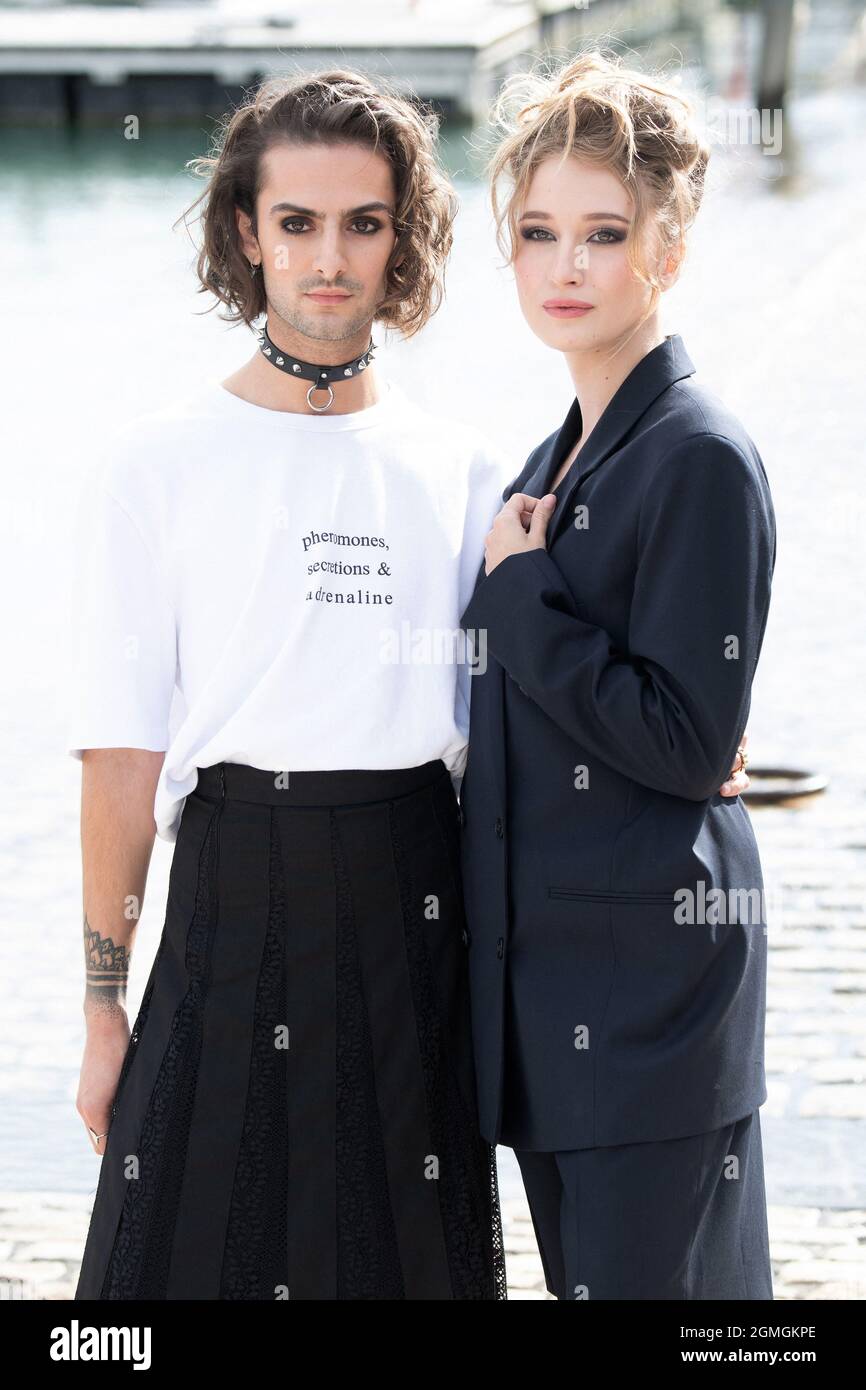 Nicolas Anselmo and Catherine Davydzenka attend Ici tout commence ...