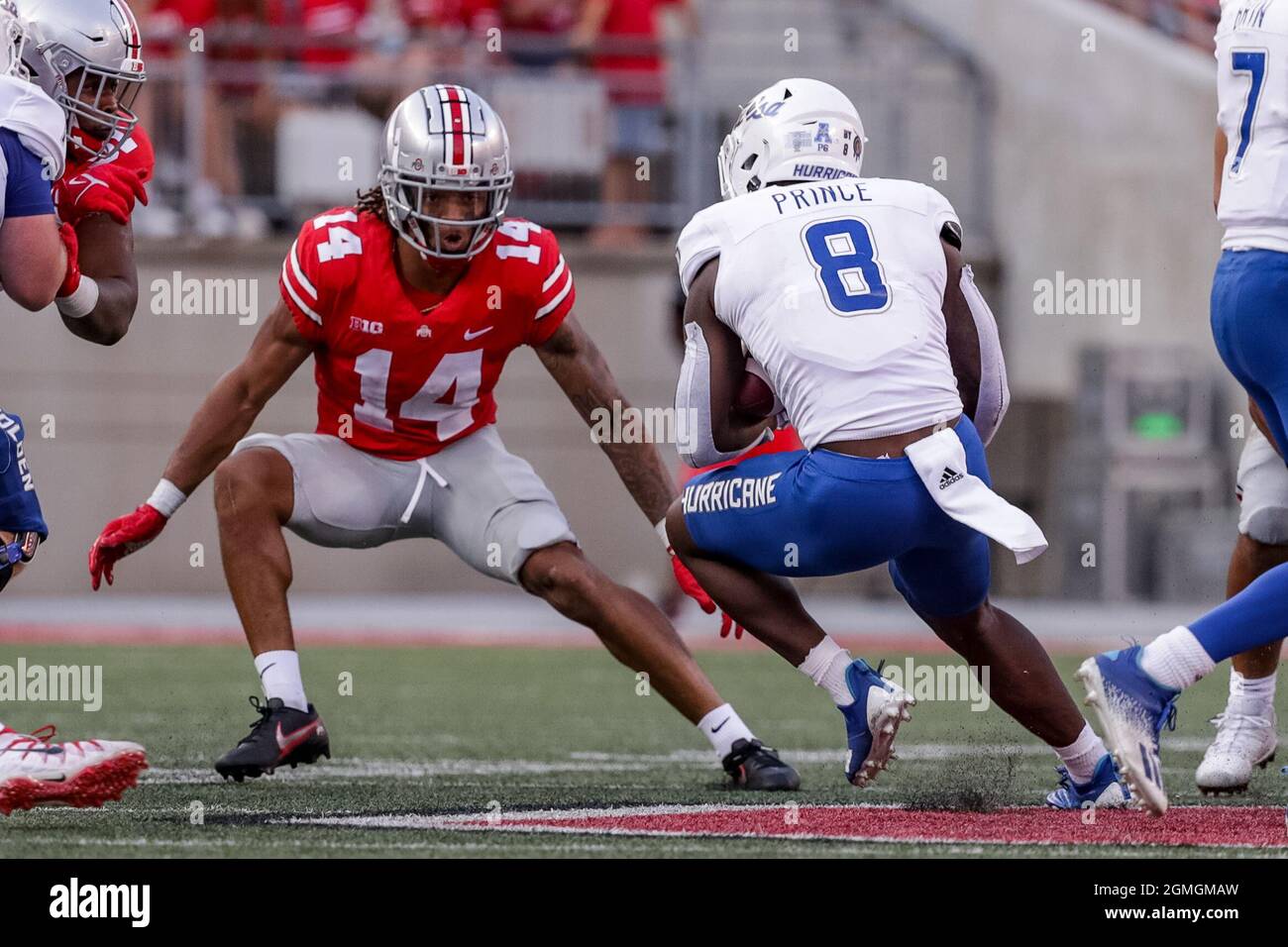 Columbus, Ohio, USA. 18th Sep, 2021. Ohio State Buckeyes safety Ronnie ...