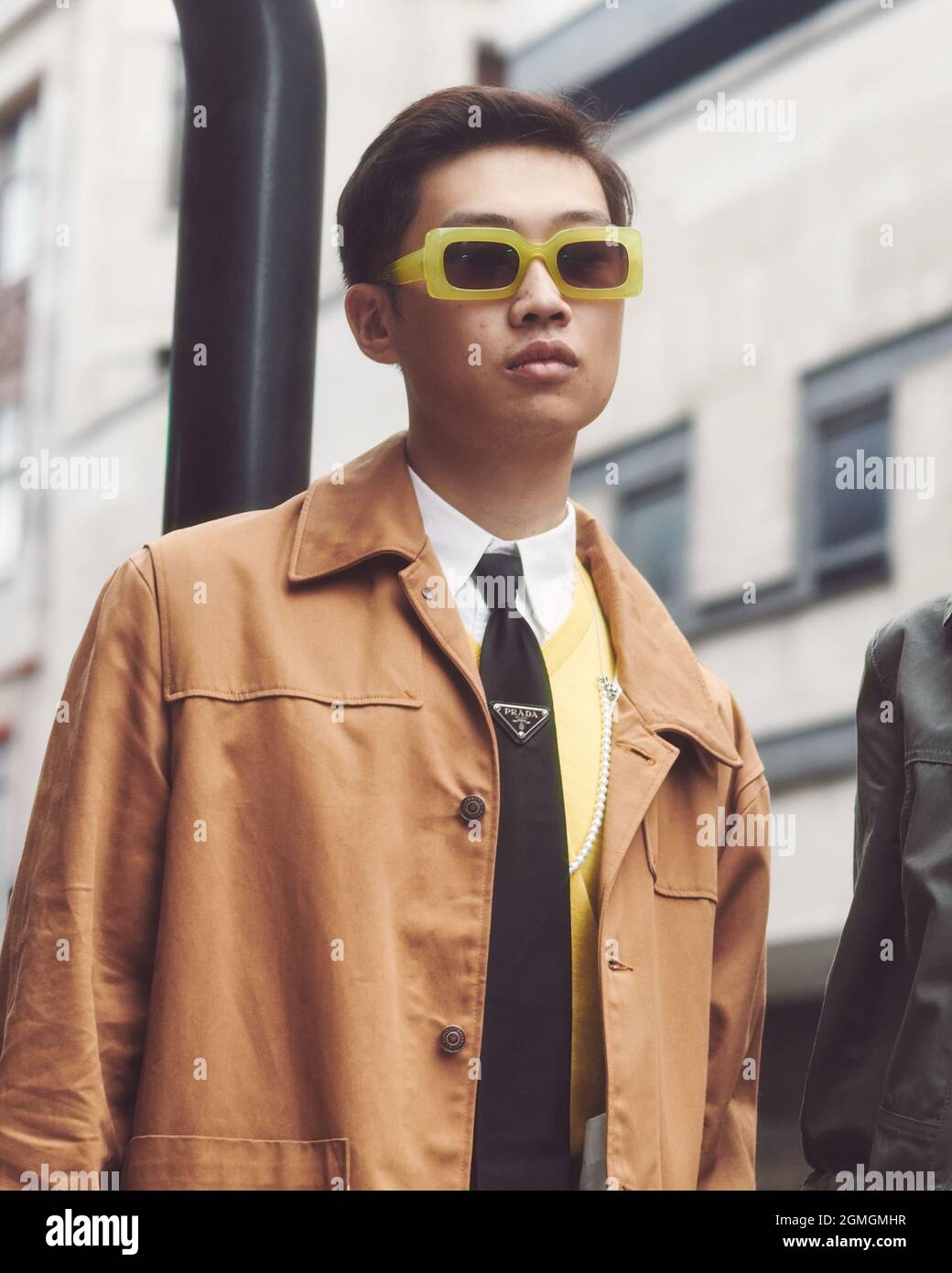 London, England - September 18th 2021: London Fashion Week Stock Photo ...