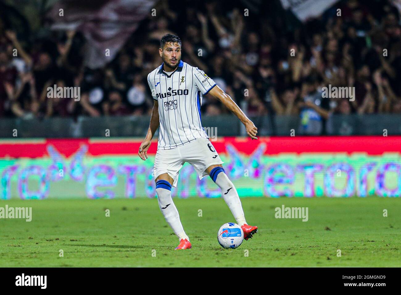 Atalanta's Argentine defender Jose Luis Palomino controls the ball ...