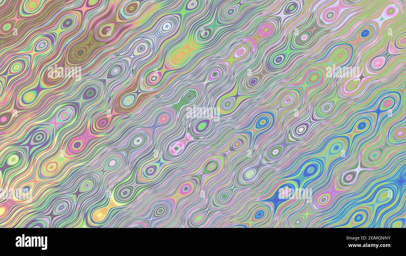 Abstract symmetrical background with an ornament and neon Stock Photo ...