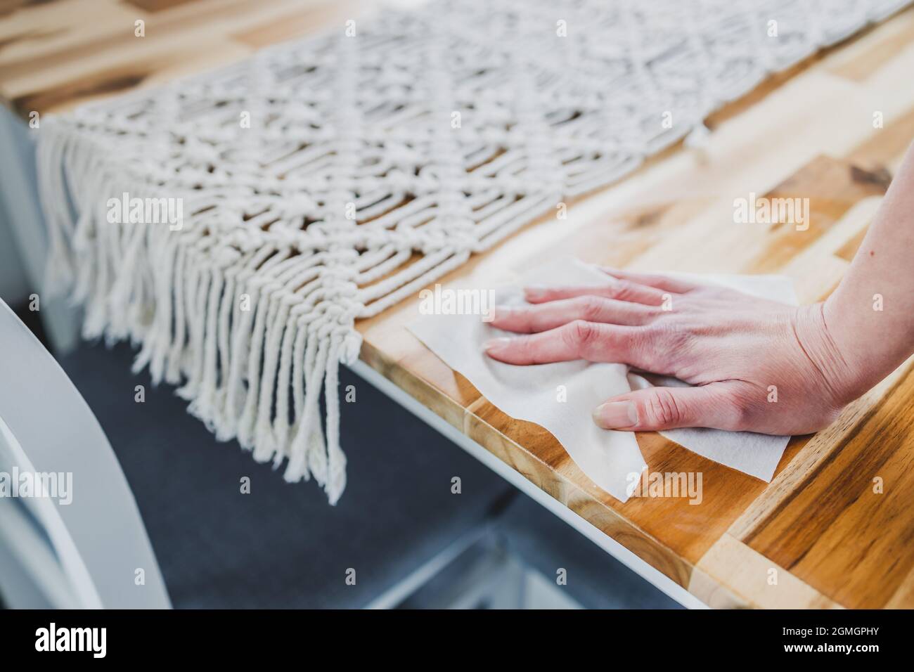disinfecting surfaces from bacteria or viruses, hand cleaning dining ...