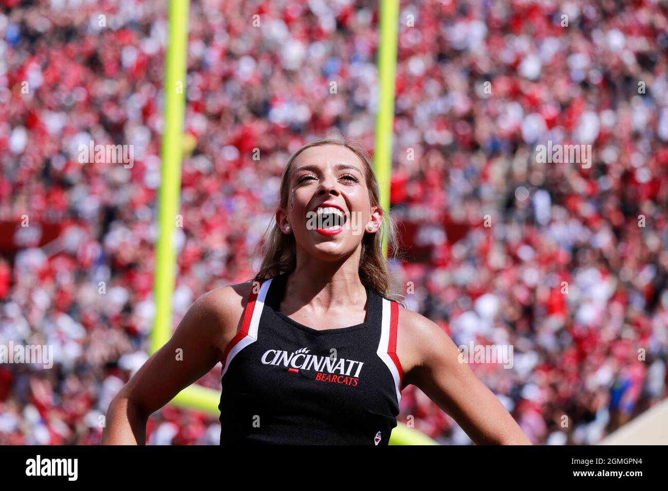 BLOOMINGTON, UNITED STATES - 2021/09/18: A University of Cincinnati ...