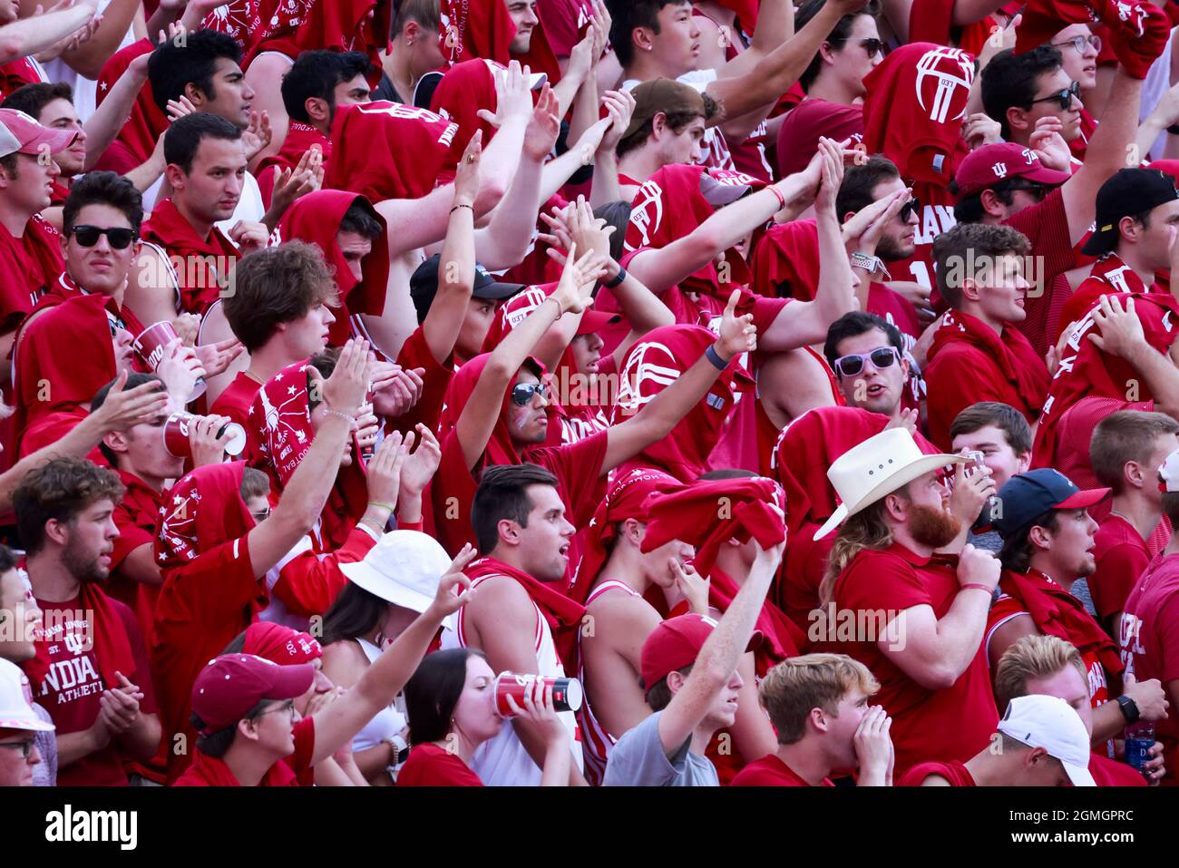 BLOOMINGTON, UNITED STATES - 2021/09/18: Indiana University fans fill ...
