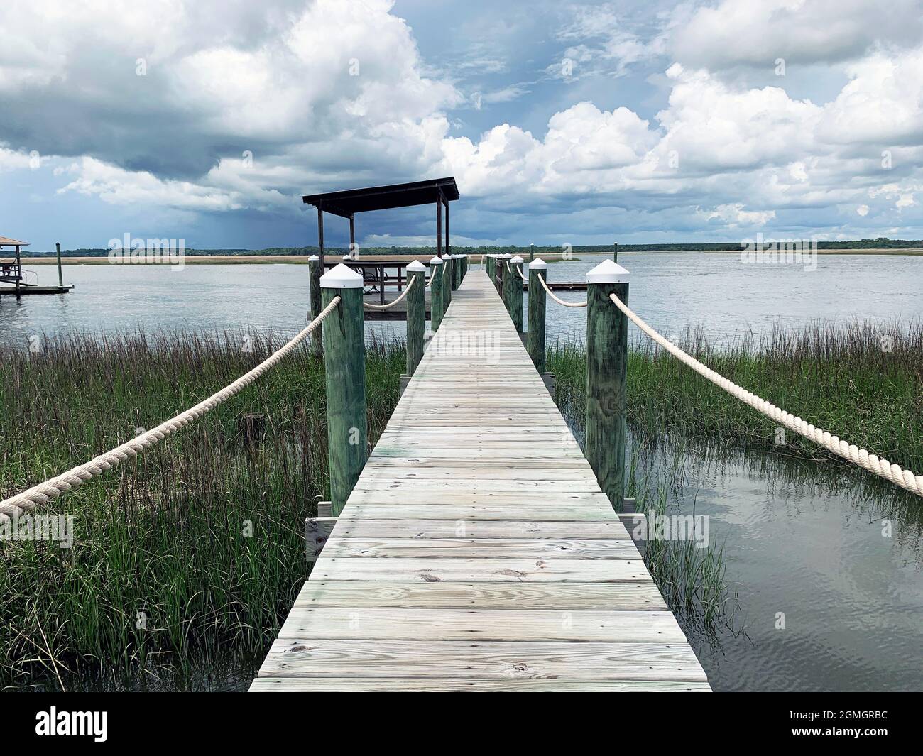 Salt marsh dock hi-res stock photography and images - Alamy