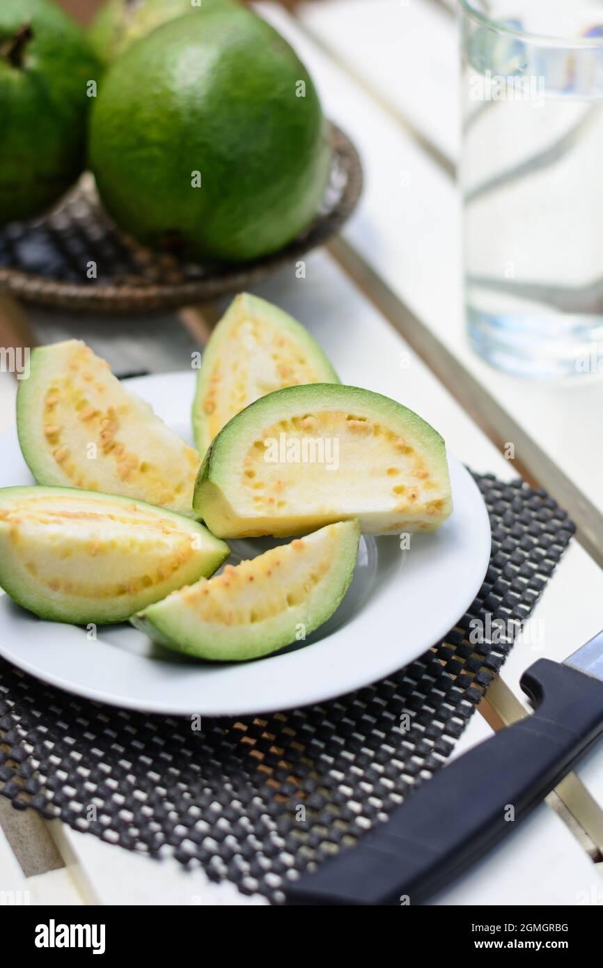Guava fruits hi-res stock photography and images - Alamy