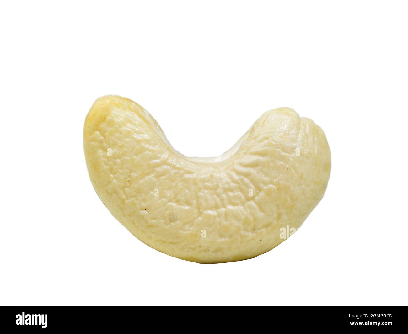 Cashew Isolated on White Background with Clipping Path Stock Photo - Alamy