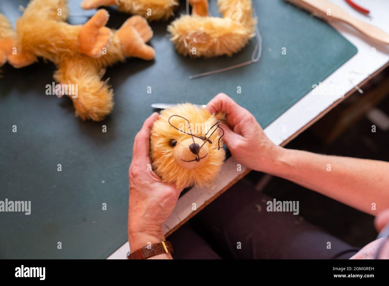 Teddy bear factory hi-res stock photography and images - Alamy