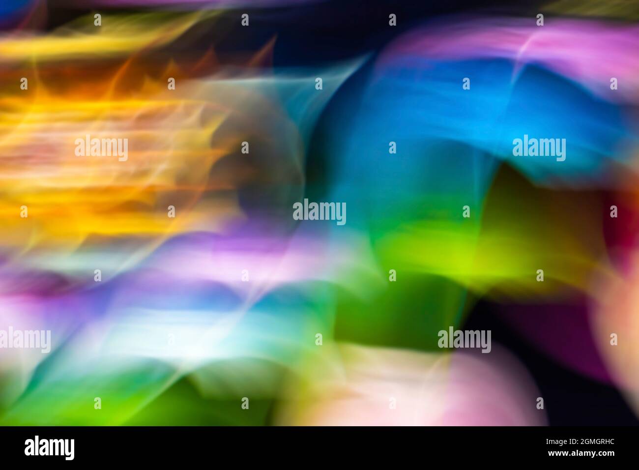 Abstract blurred long exposure photography background. Wavy motion ...