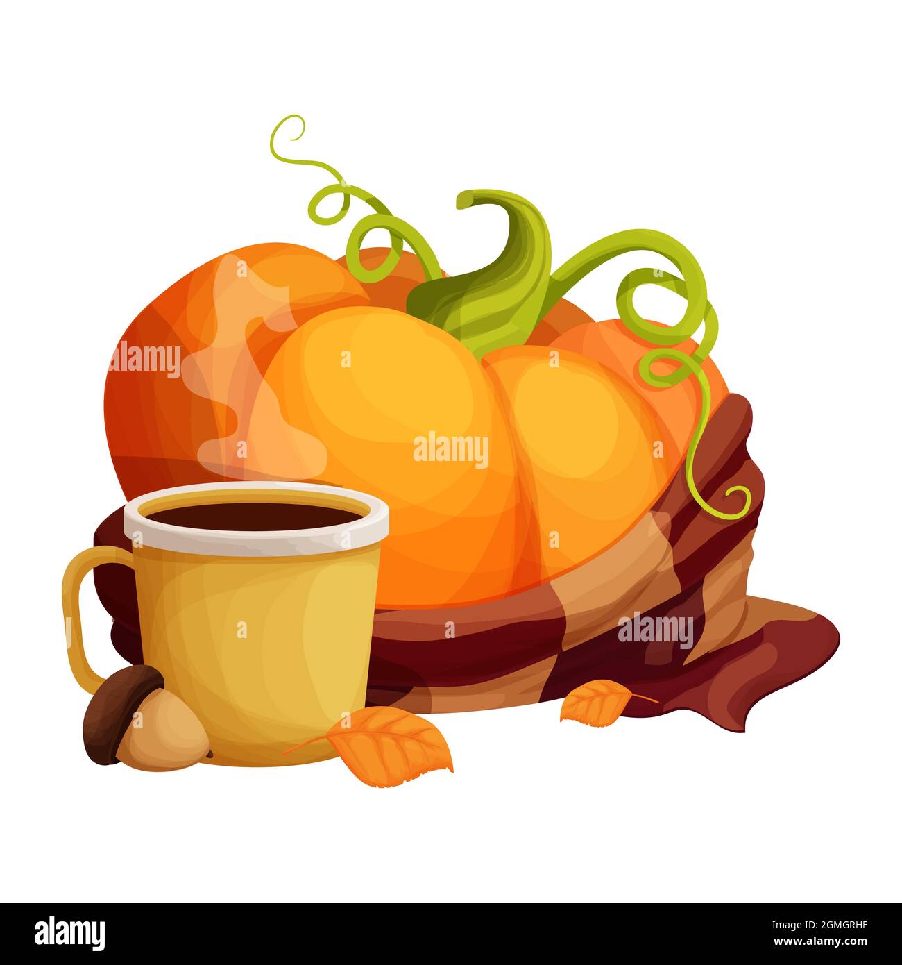 White acorn coffee cup Cut Out Stock Images & Pictures - Alamy