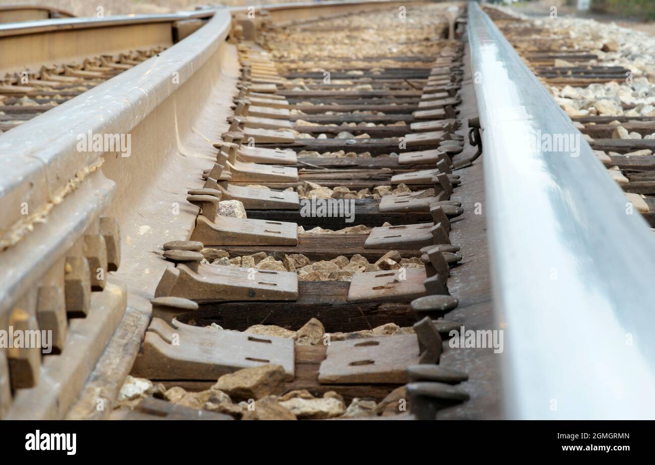 Rail spike hi-res stock photography and images - Alamy