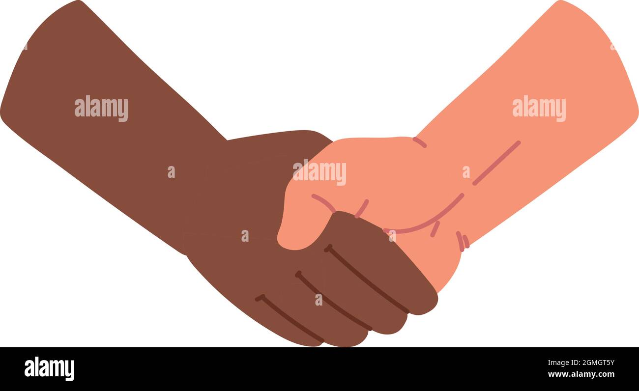 diverse handshake together Stock Vector Image & Art - Alamy