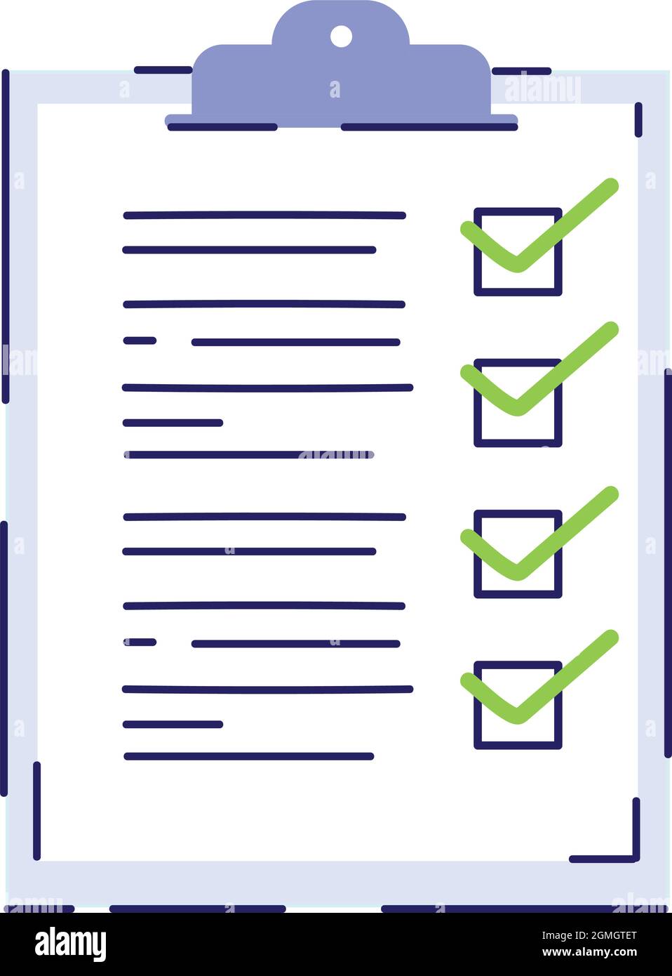 clipboard check list Stock Vector Image & Art - Alamy