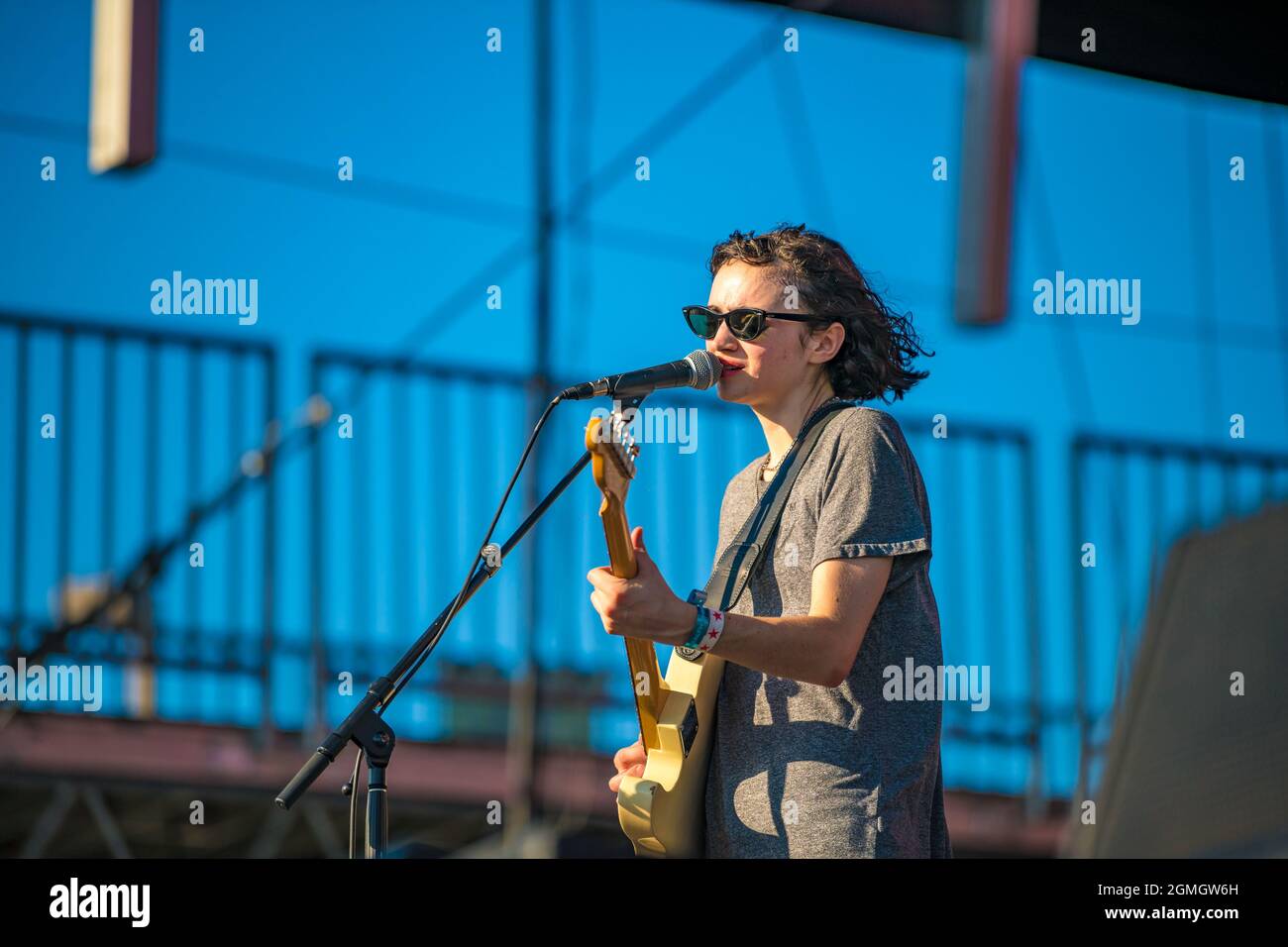 Sir Chloe performs on the Bacardi Stage during the 2021 Life is ...
