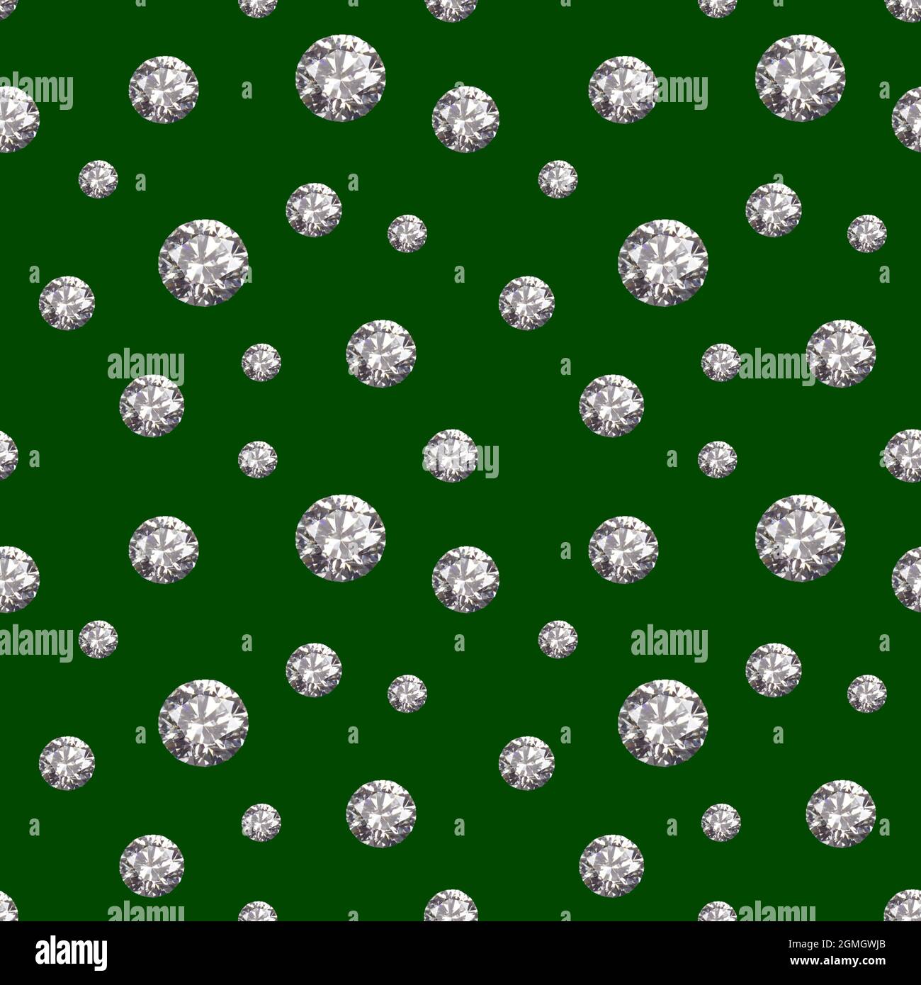 Background green with diamonds, seamless pattern Stock Photo - Alamy