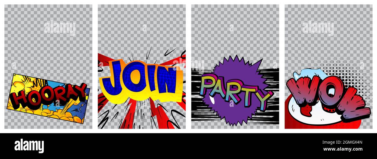 Comic Book Cover, Corporate Flyer Design Template Collection. Set of ...