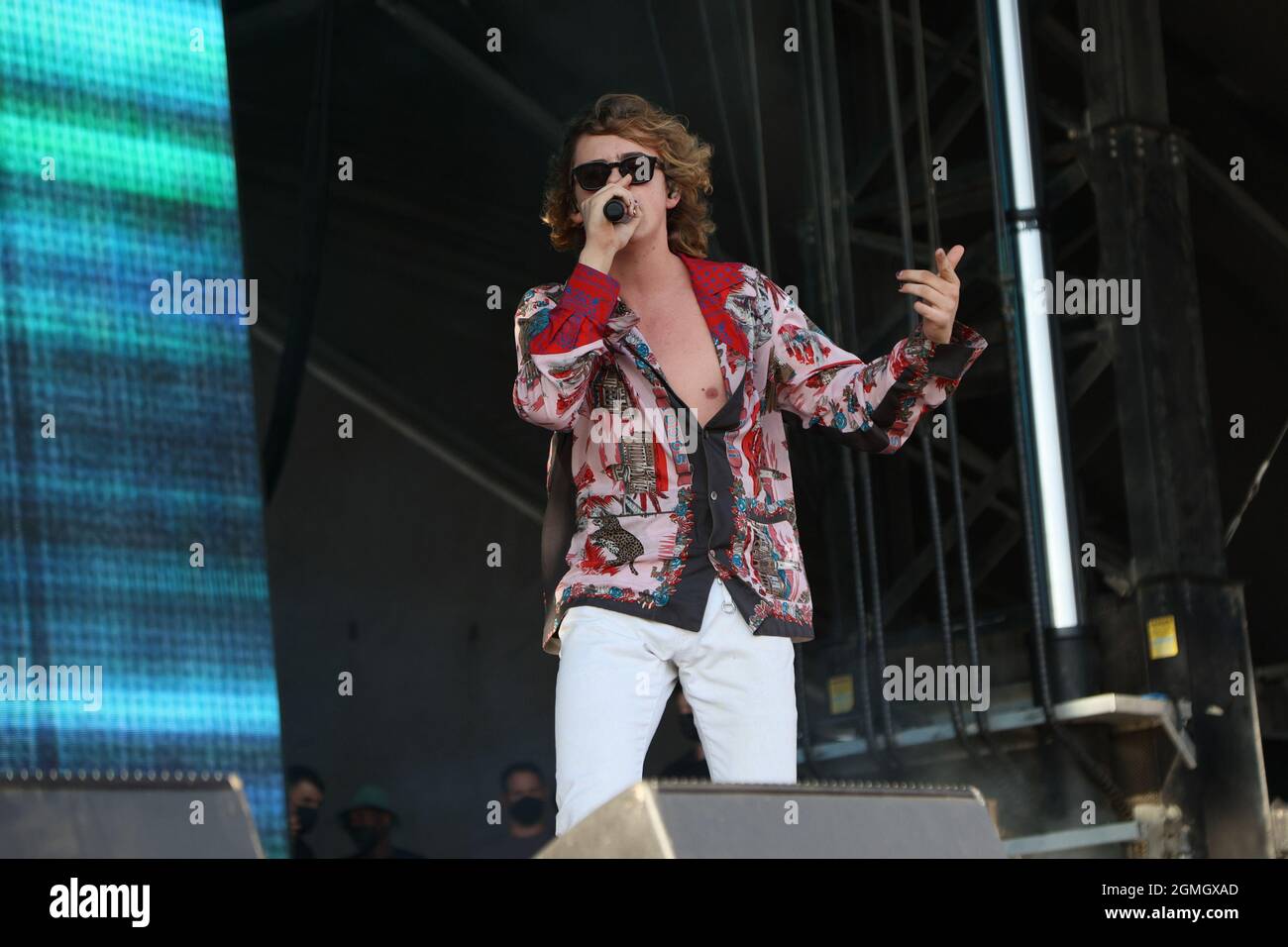 Las Vegas, United States. 19th Sep, 2021. Australian rapper The Kid ...