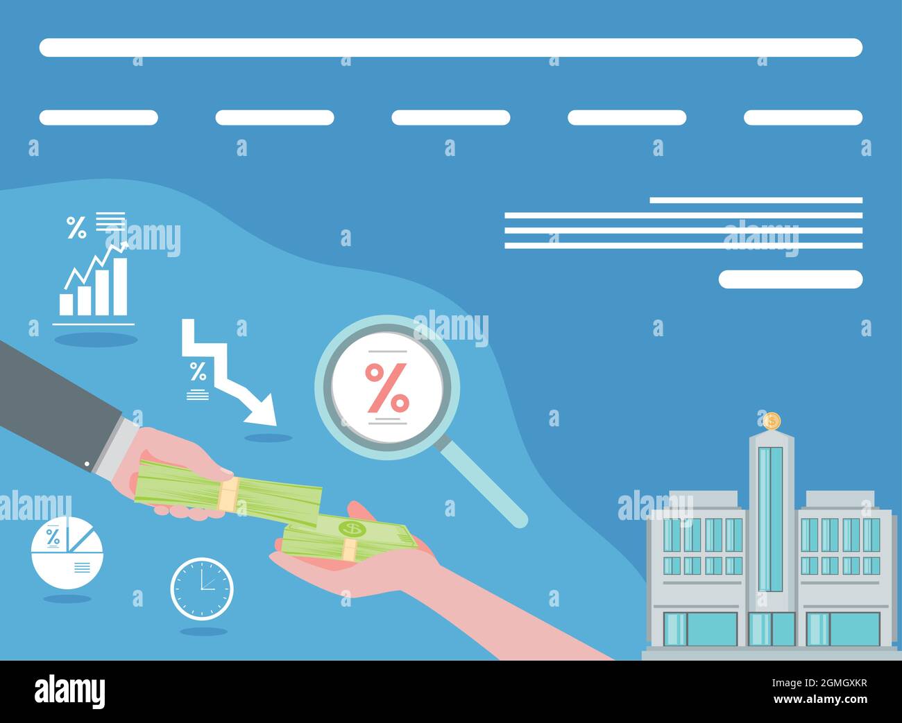 banking debit interest Stock Vector Image & Art - Alamy