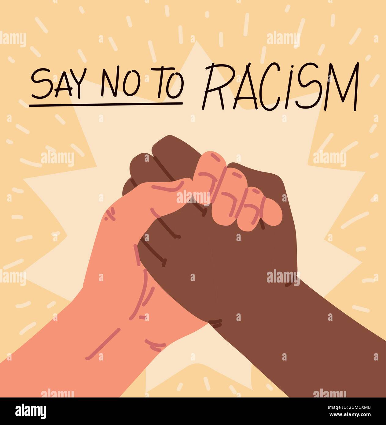 Racism stamp Stock Vector Images - Alamy