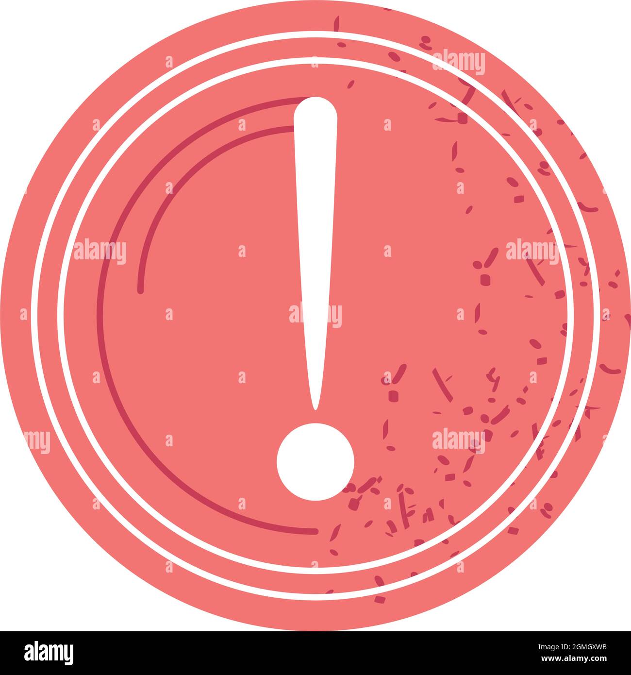 warning round sign Stock Vector Image & Art - Alamy