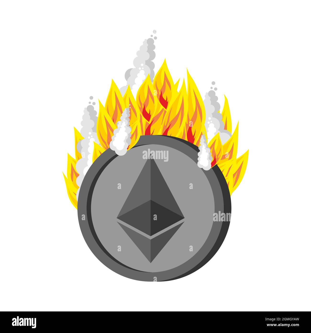 Coins burning hi-res stock photography and images - Alamy