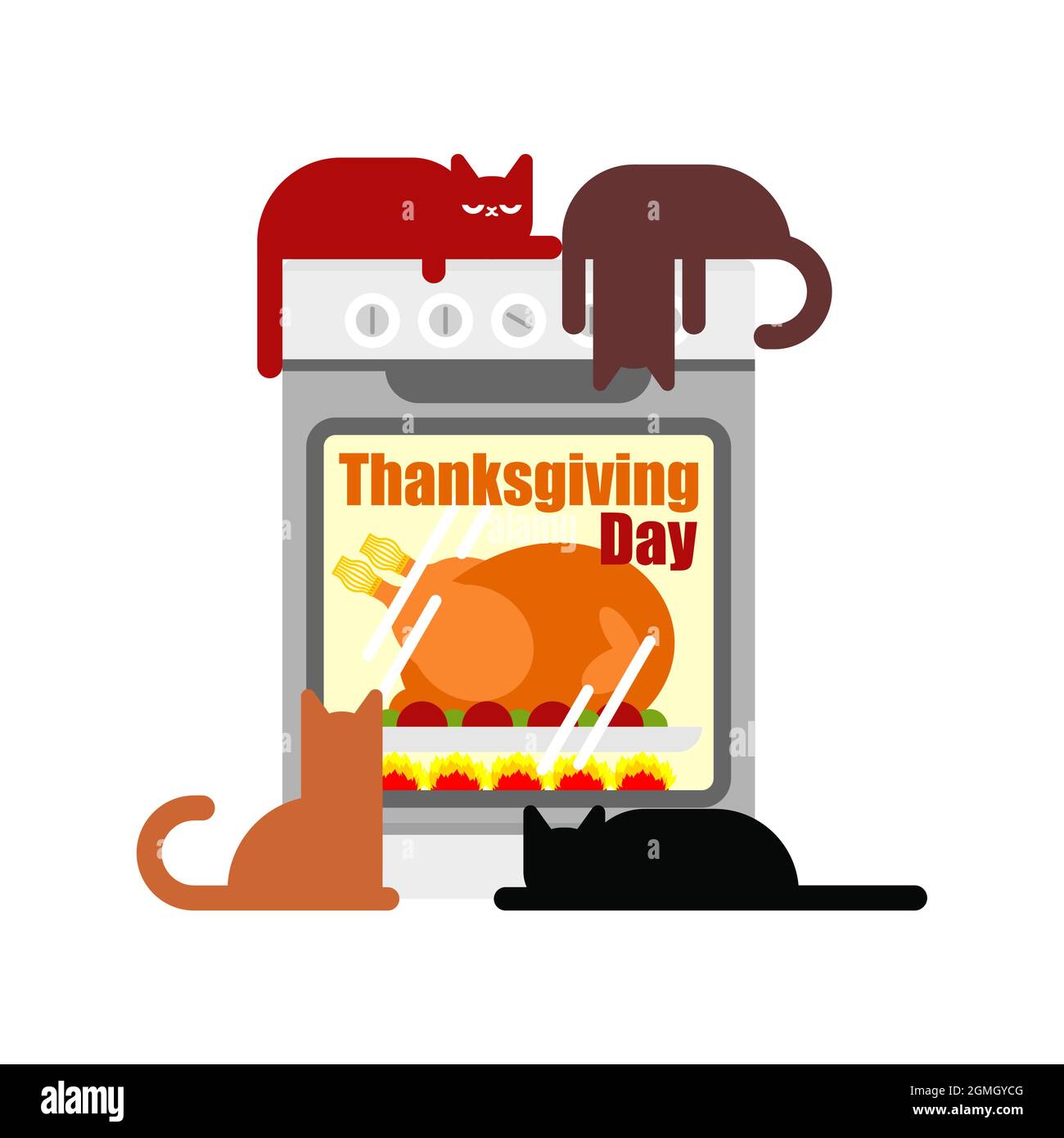 Traditional roast dinner family Stock Vector Images - Alamy