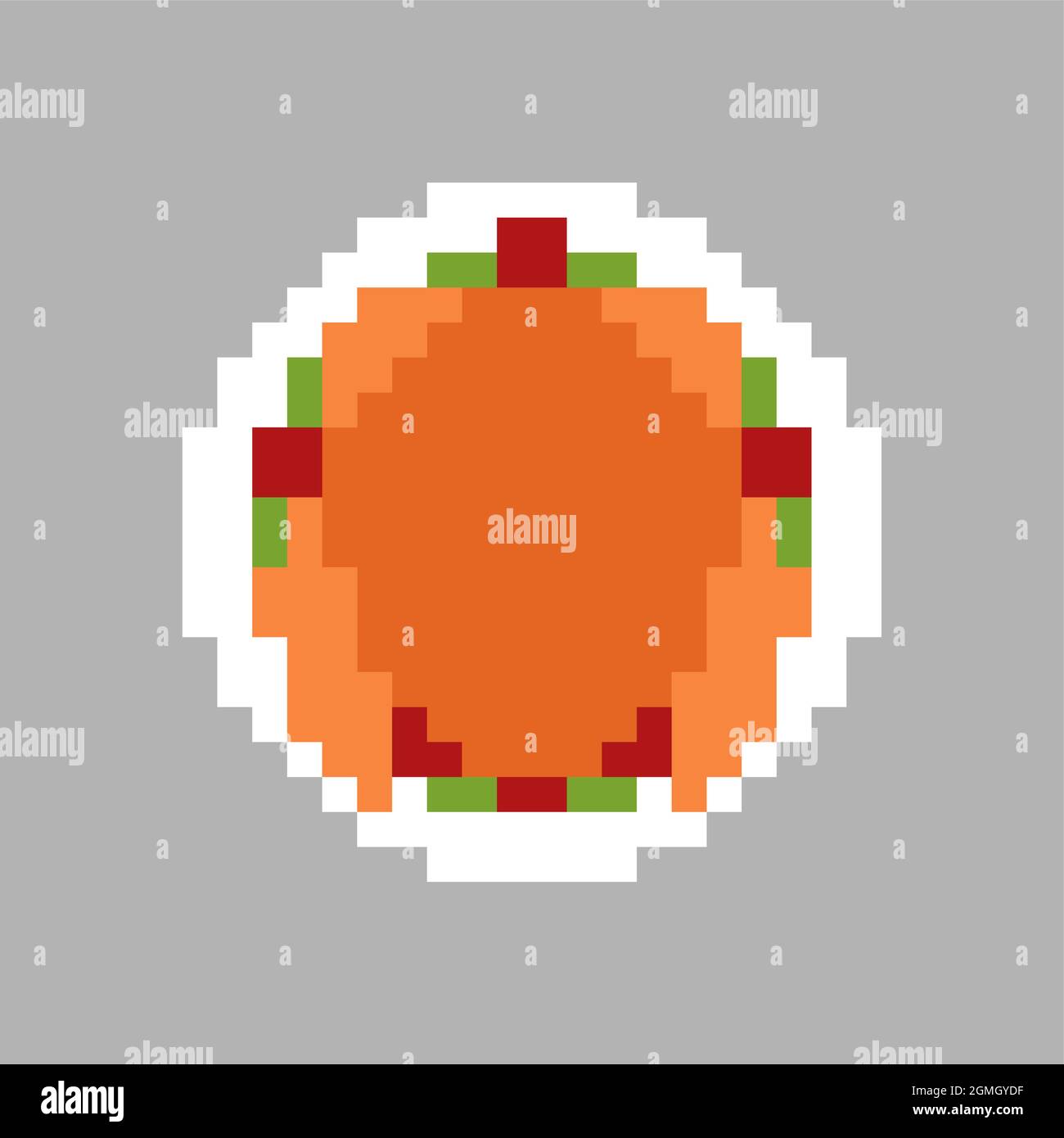 Roasted Turkey pixel art. pixelated Roast. vector illustration Stock ...