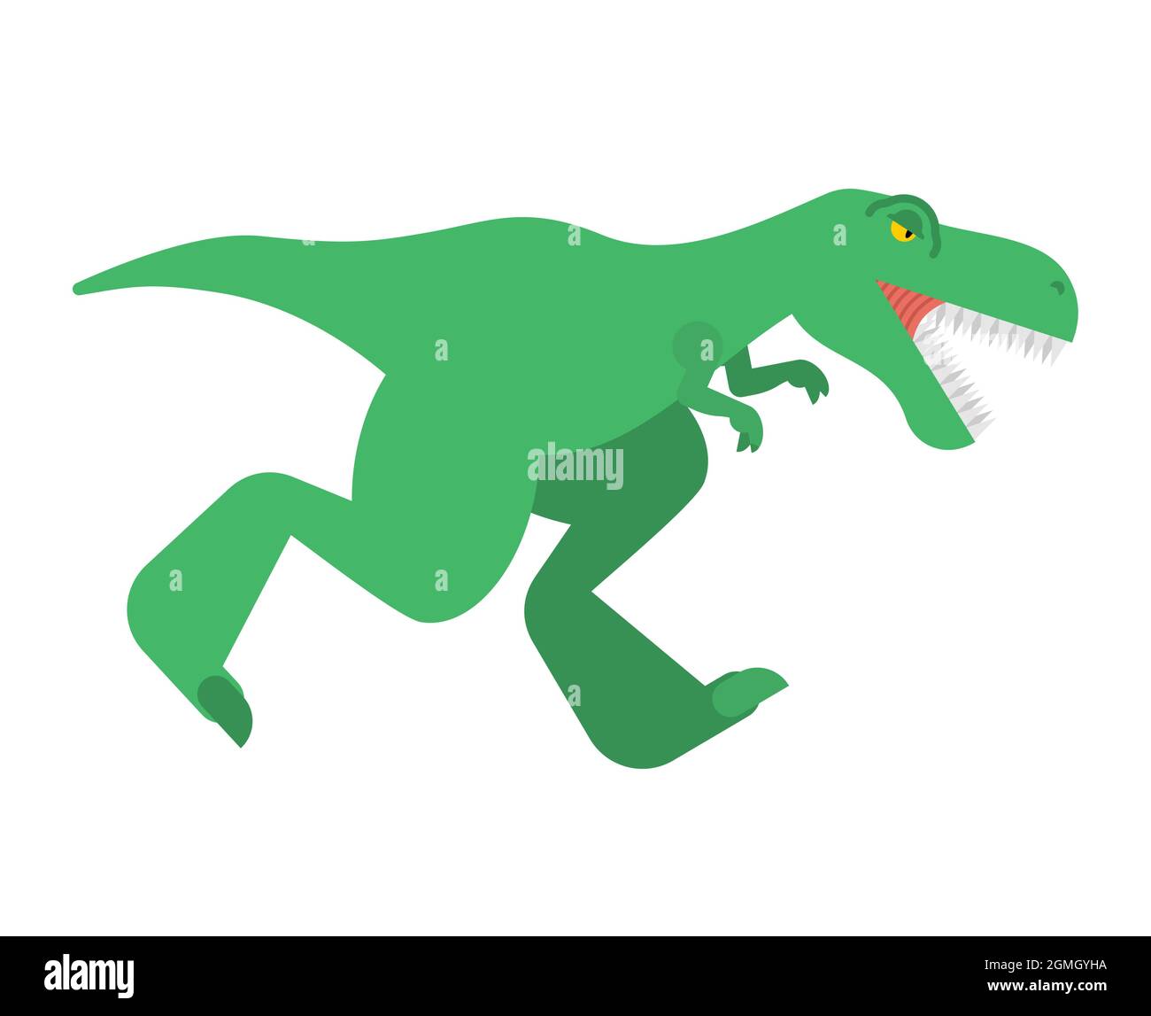 Dinosaur tyrannosaurus rex. T-rex is predator lizard. Prehistoric dino ...