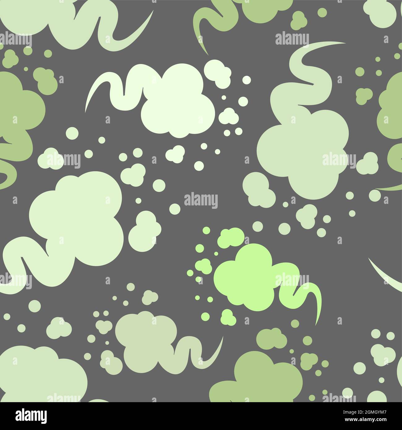 Fart pattern seamless. green smoke gas background. Farting texture ...