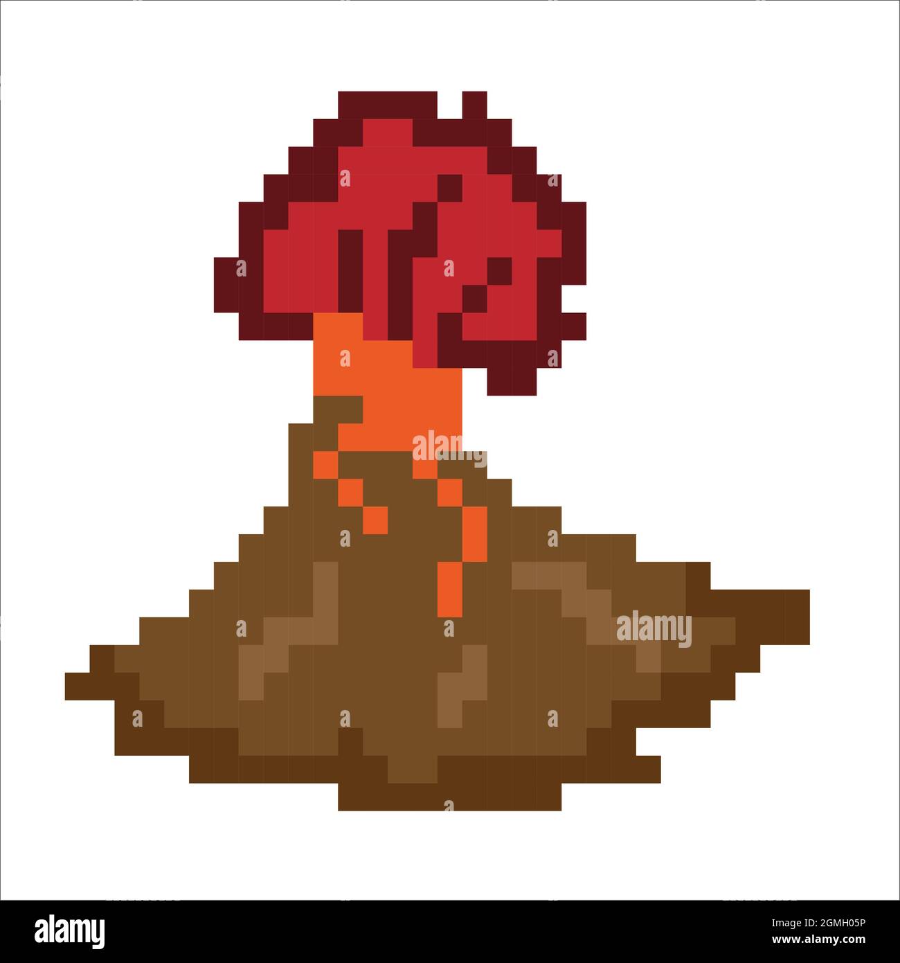 Volcano cartoon hi-res stock photography and images - Alamy