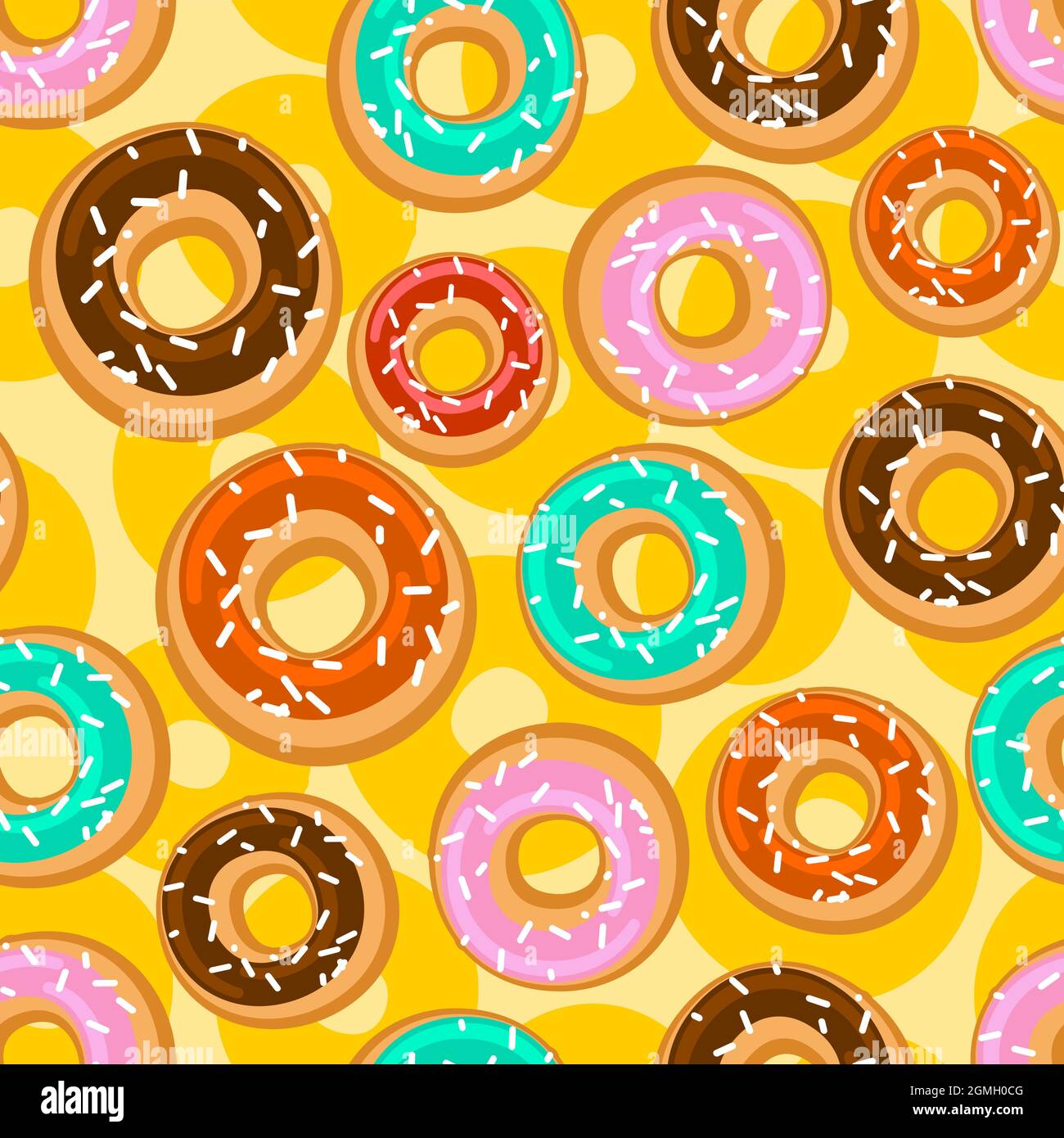 Donut pattern seamless. Donuts background. vector ornament Stock Vector ...