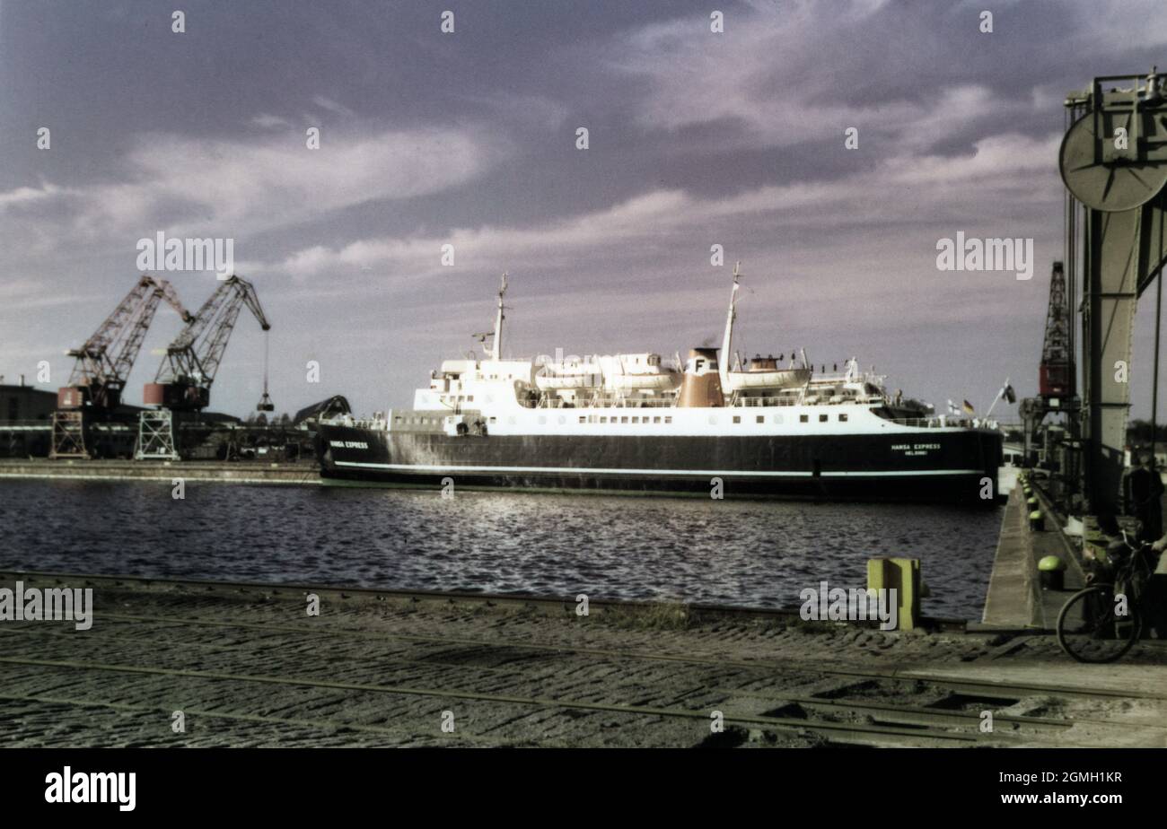 Finnlines ro-ro passenger ferry MS Hansa Express berthed in Visby ...