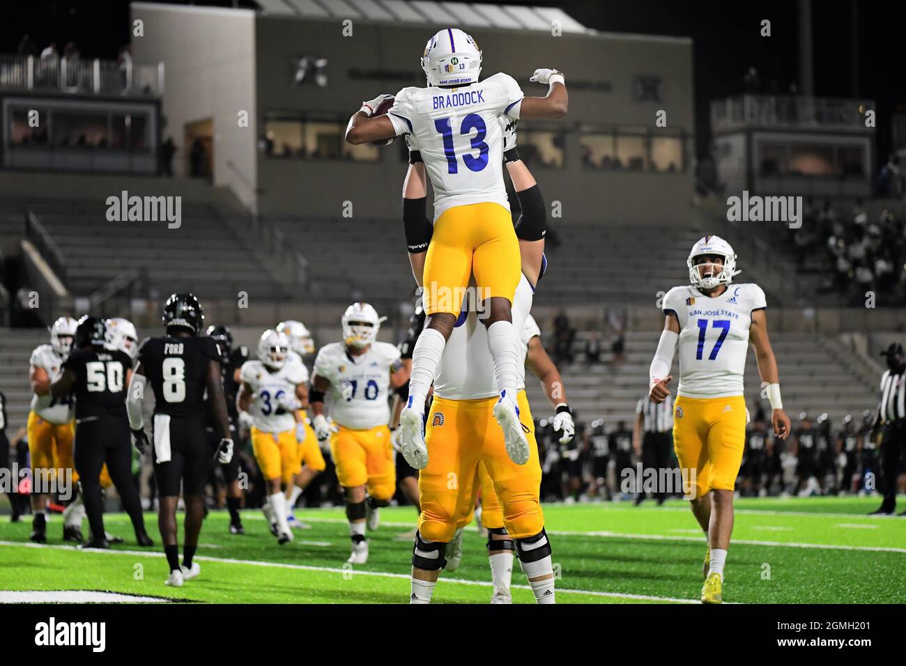 Honolulu, Hawaii, USA. 18th Sep, 2021. San Jose State receiver JERMAINE ...