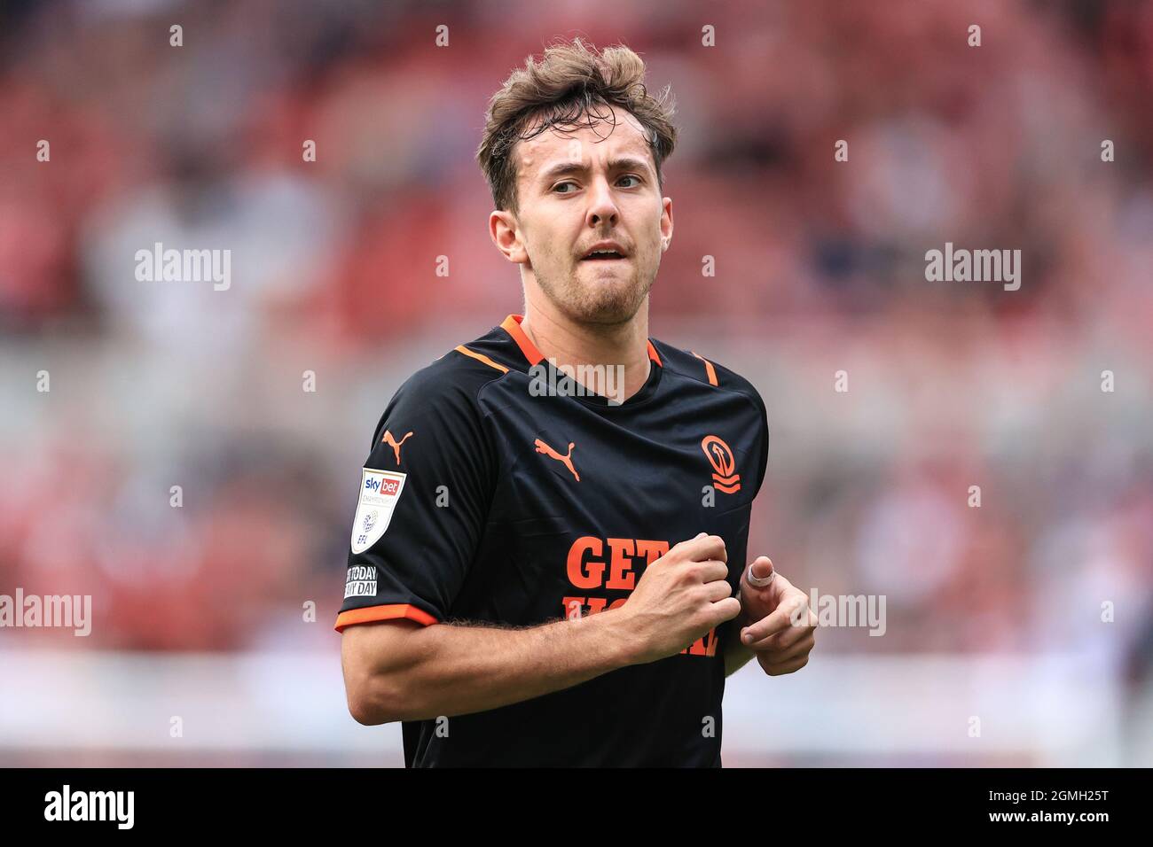Ryan Wintle (8) Of Blackpool during the game Stock Photo - Alamy