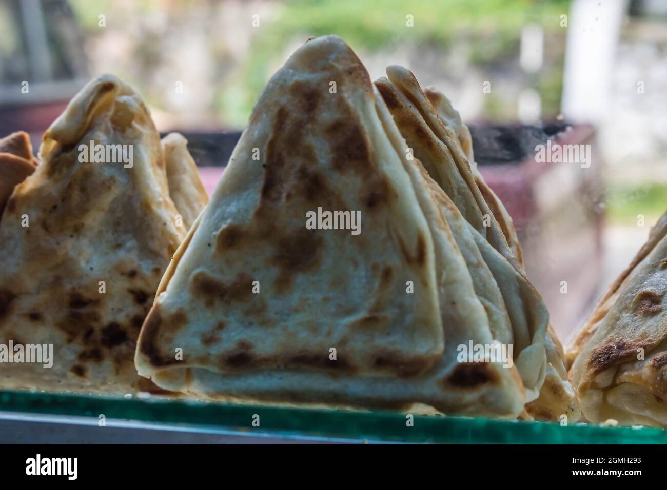 Vegetable Roti in a Food Stall, Ramboda, Nuwara Eliya, Sri Lanka Stock ...