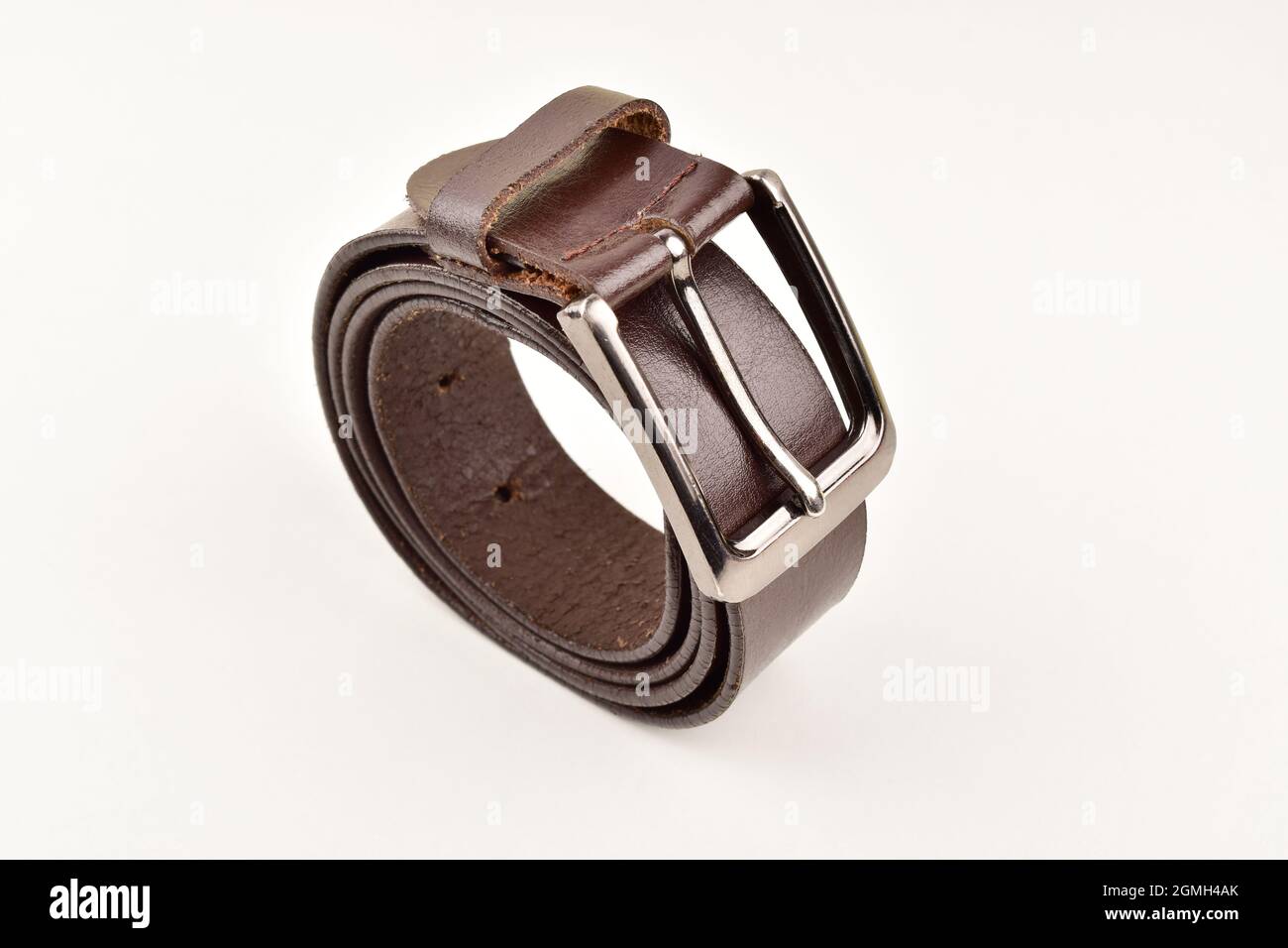 Leather belt folded hi-res stock photography and images - Alamy