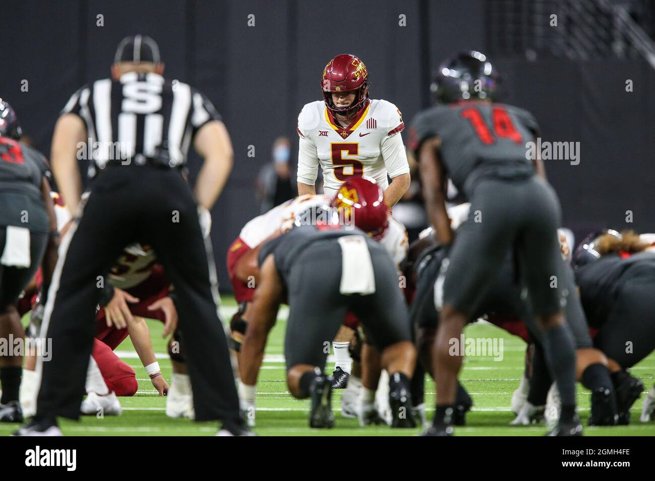 September 18, 2021: Iowa State Cyclones place kicker Andrew Mevis (5 ...