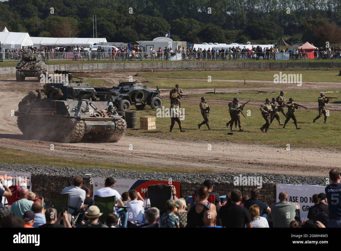 Sherman tank. An M4A2(76) HVSS Sherman tank that was used in the film ...