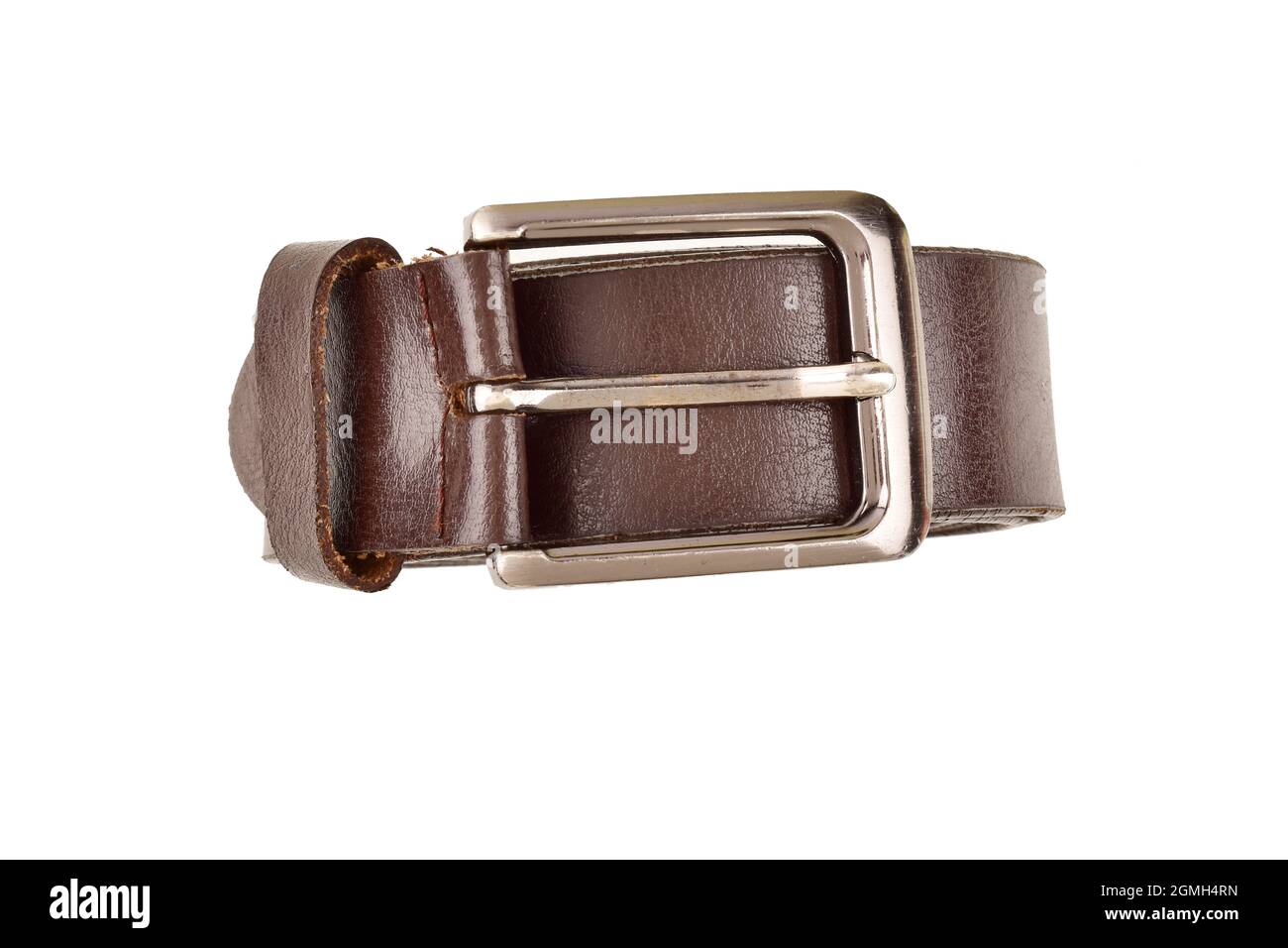 Close up brown leather belt texture hi-res stock photography and images ...