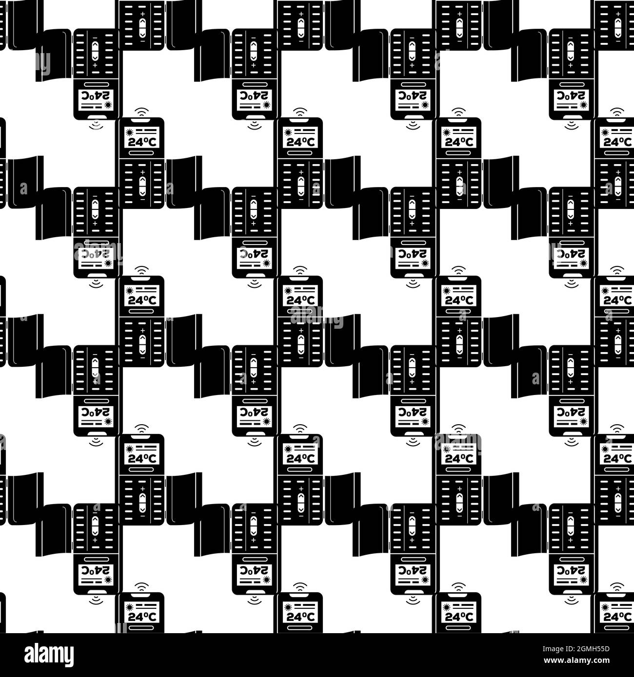 Remote control air conditioner pattern seamless background texture ...
