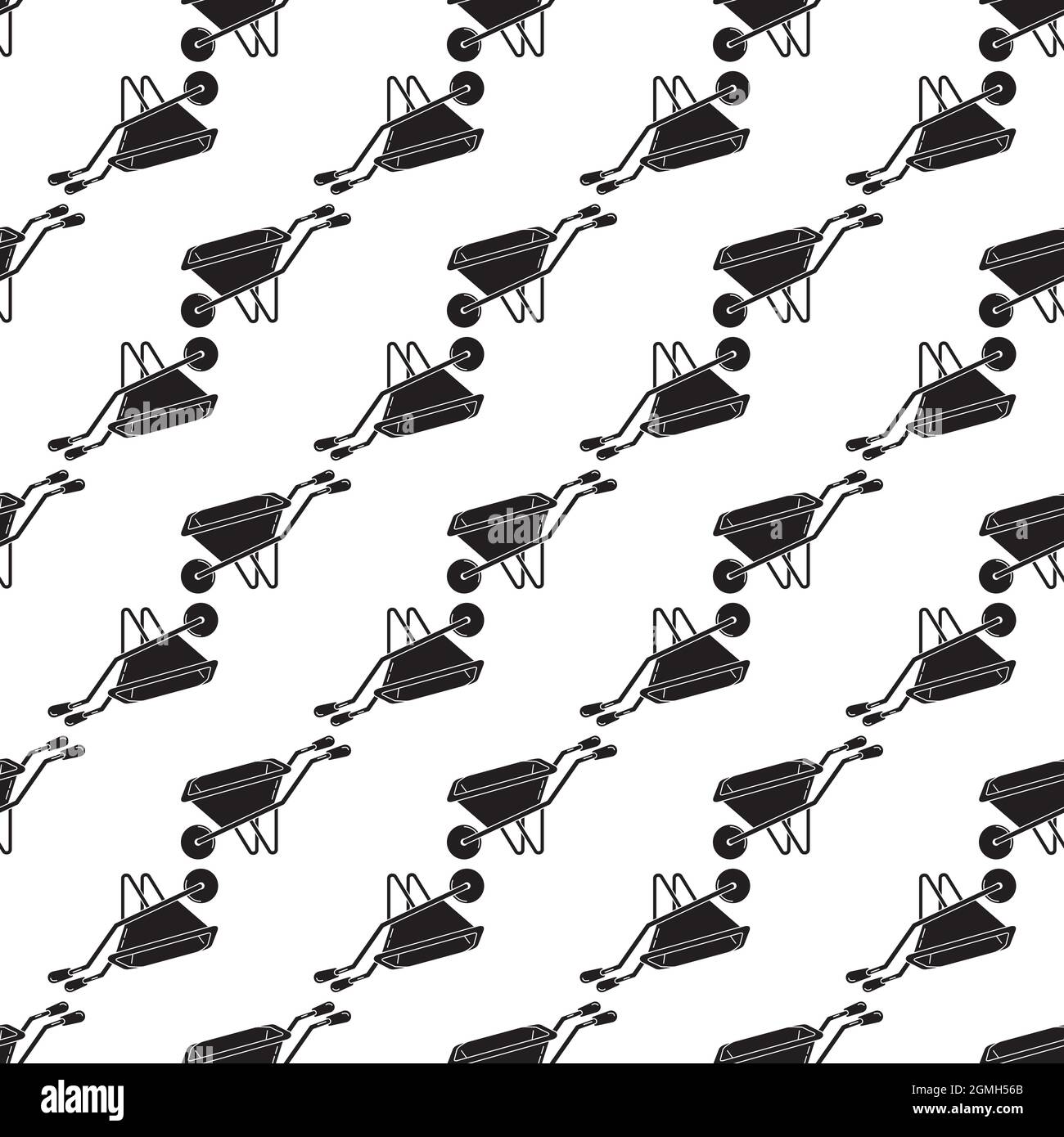 Wheelbarrow pattern seamless background texture repeat wallpaper ...