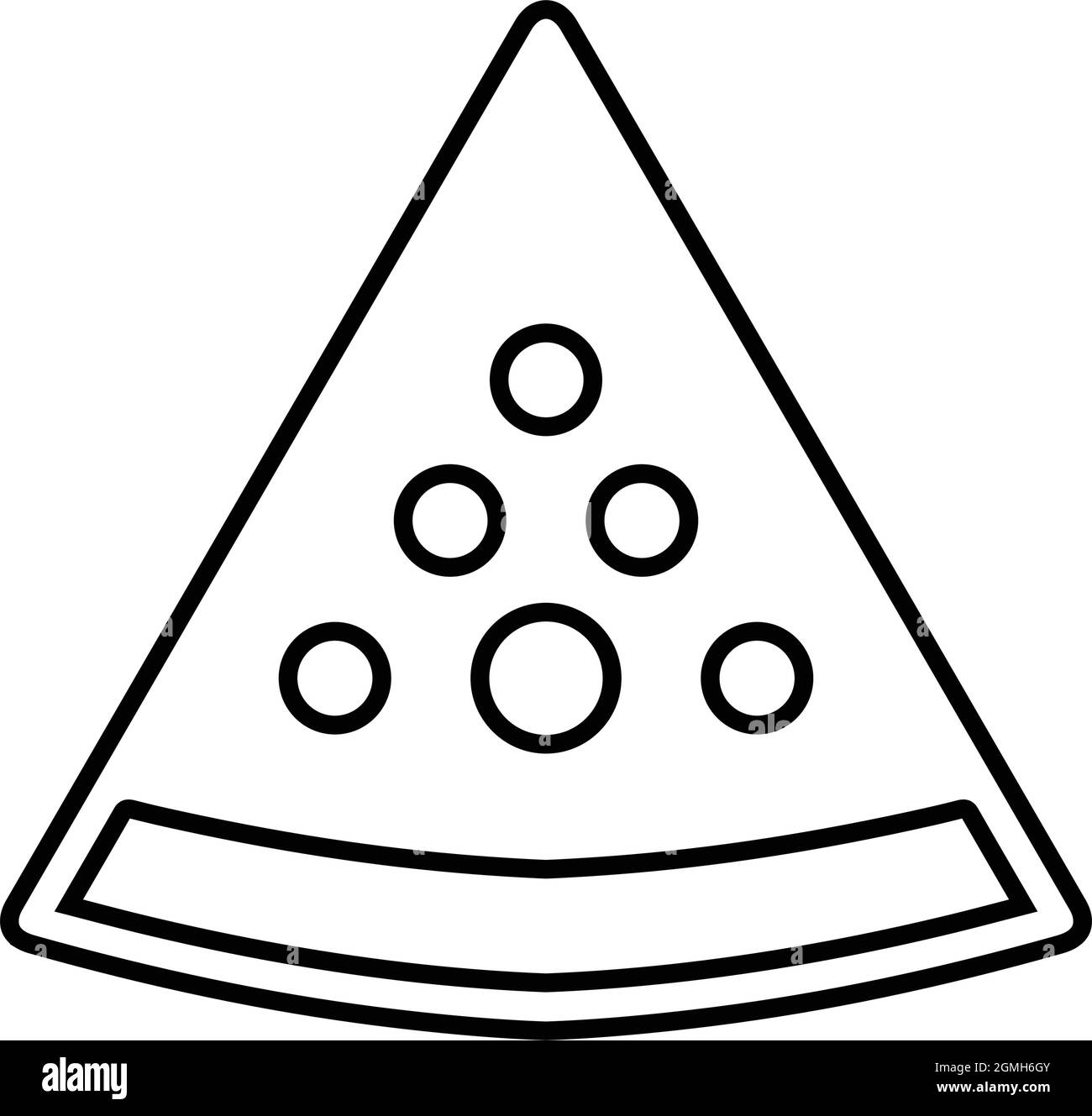 Pizza, slice icon - Use for commercial purposes, print media, web or ...