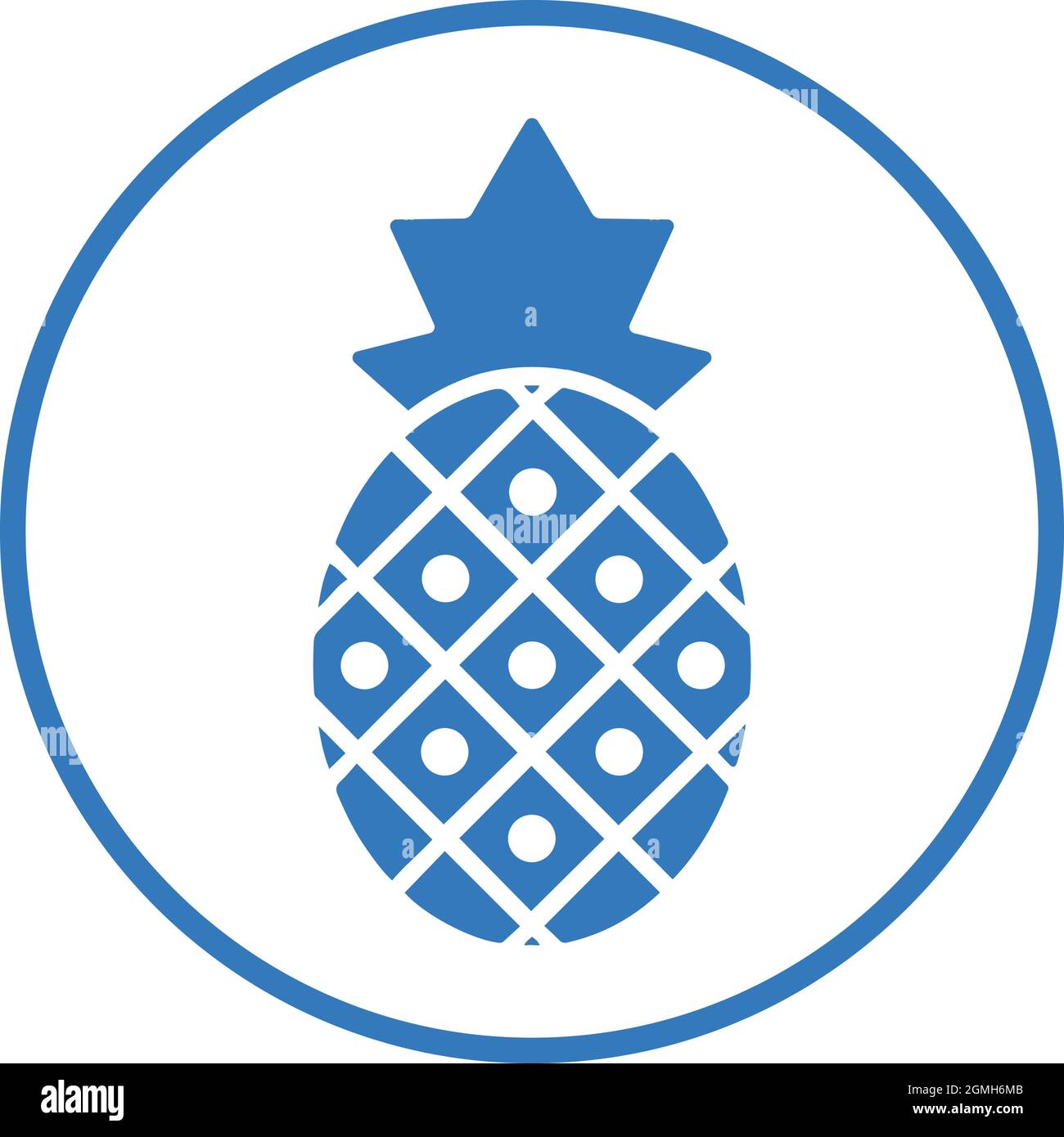 Food, fruit, pineapple icon - Simple editable vector EPS file Stock ...