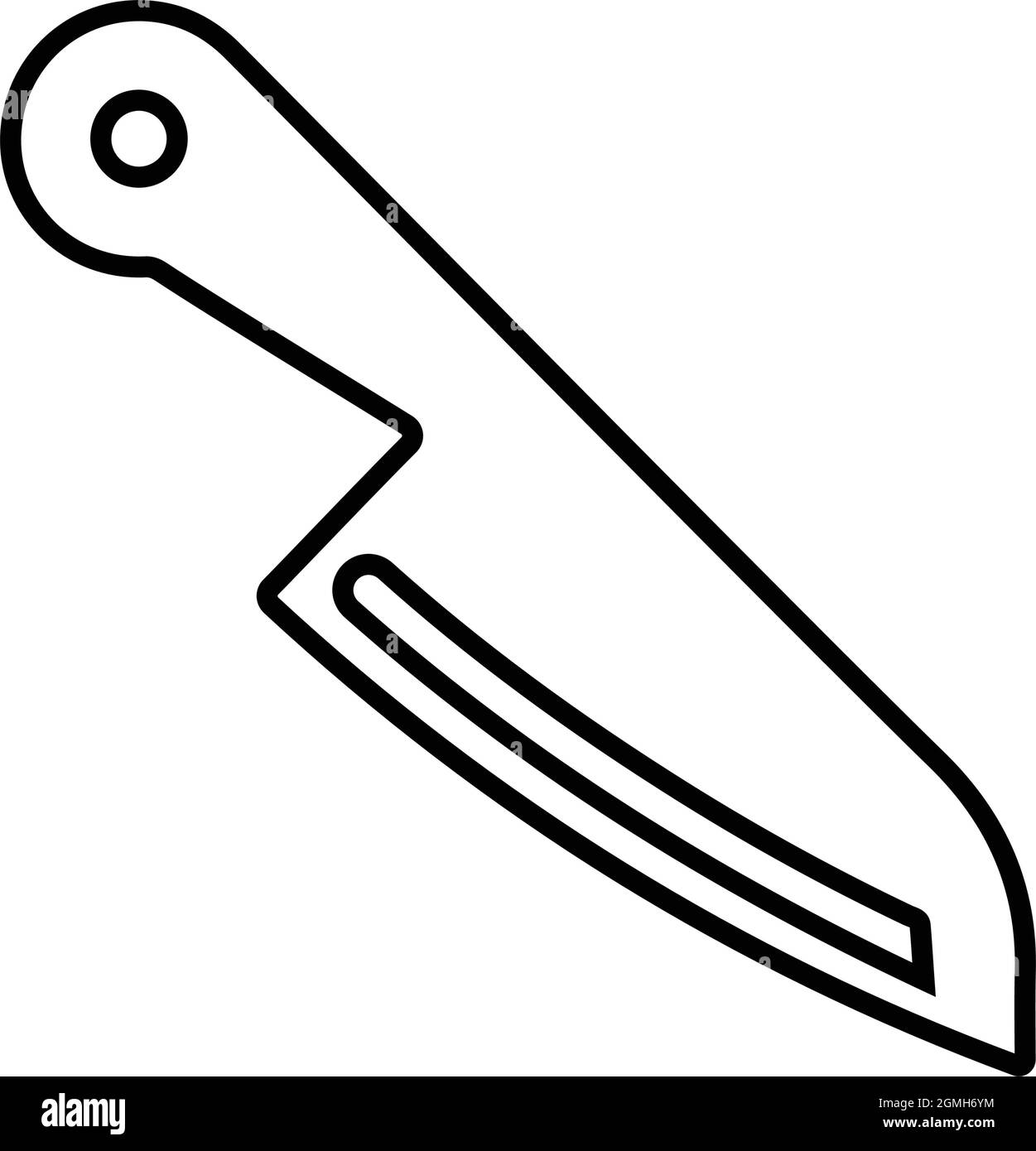 Kitchen, knife icon - Vector EPS file. Perfect use for print media, web ...