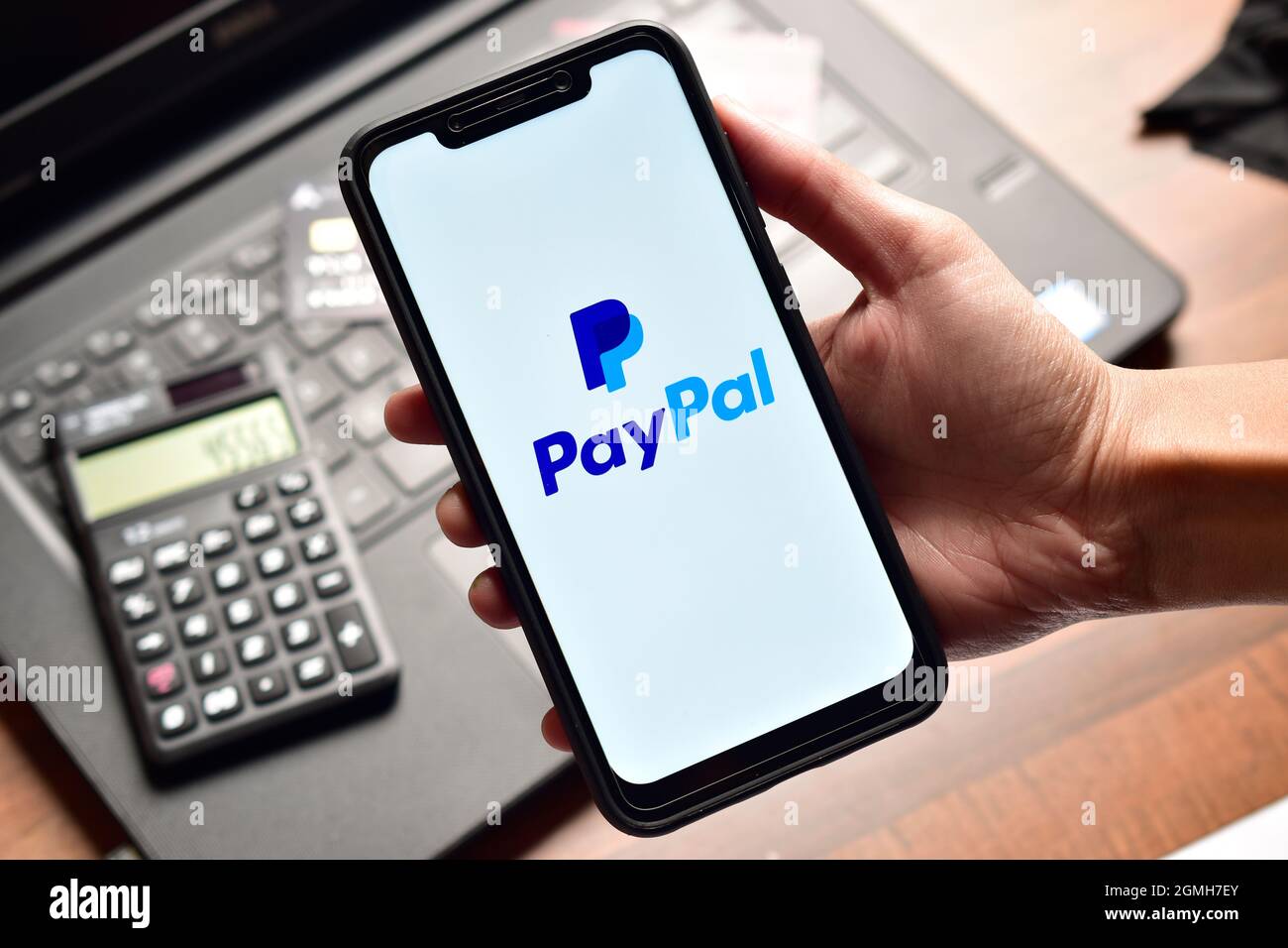 New Delhi, India, 14 December 2019:- Paypal Logo on Smartphone, Online ...