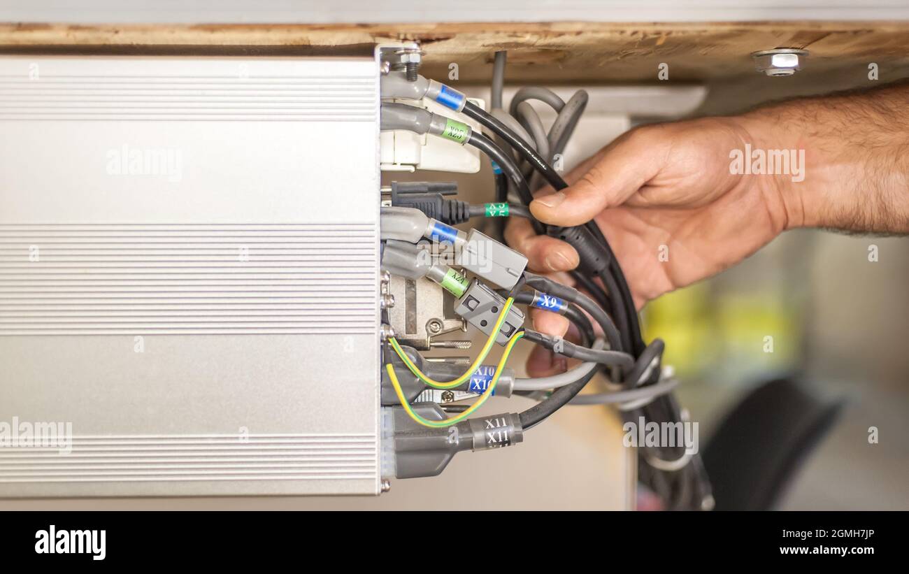 Electrical cubicle panel board hi-res stock photography and images - Alamy